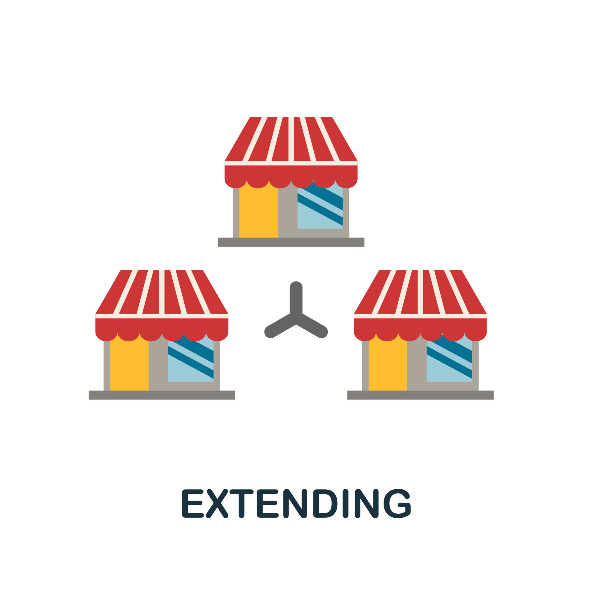 Extending Icon Simple Element From Branding Collection Creative Extending Icon For Web Design
