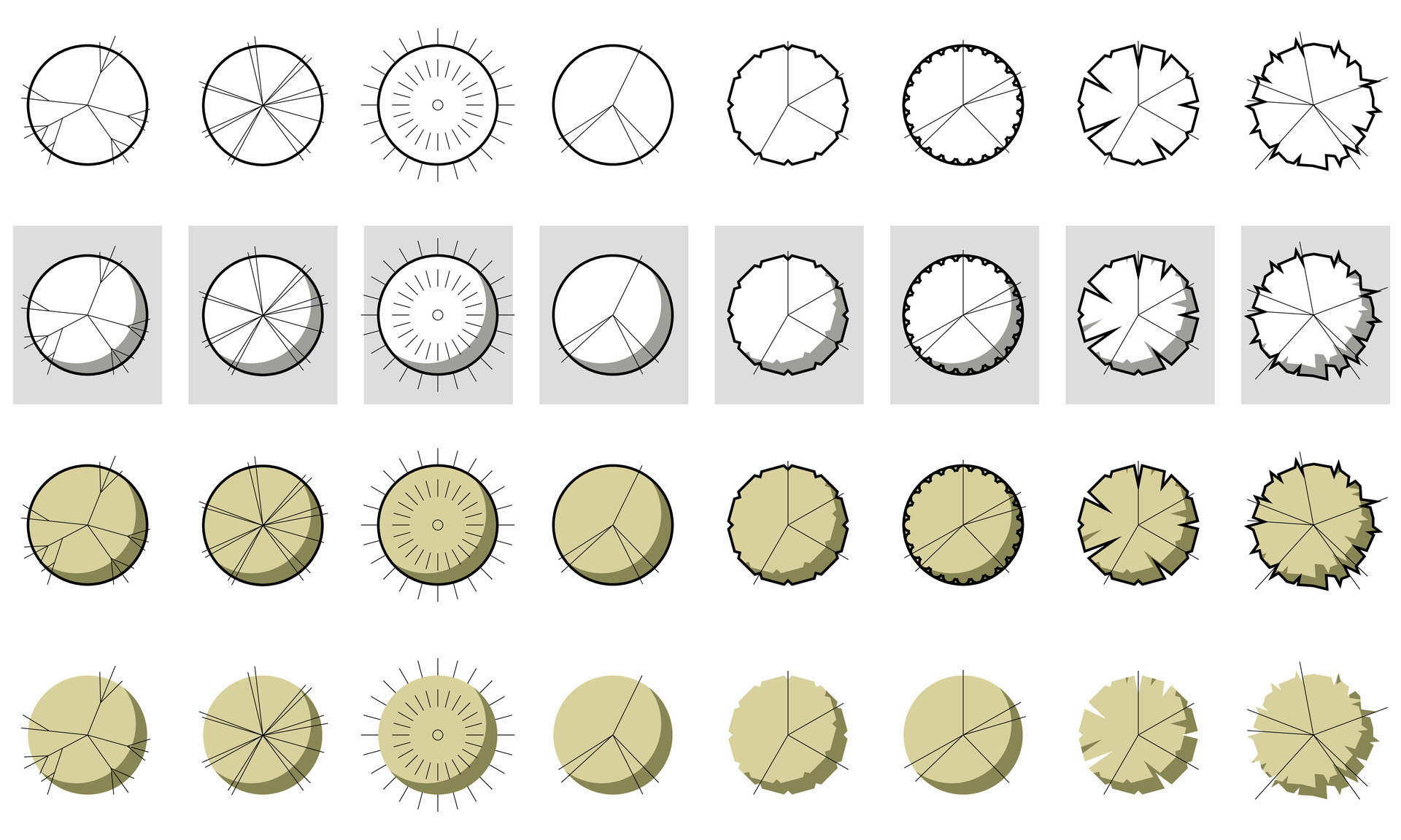 tree top view plant landscape architecture nature garden aerial. trees ...