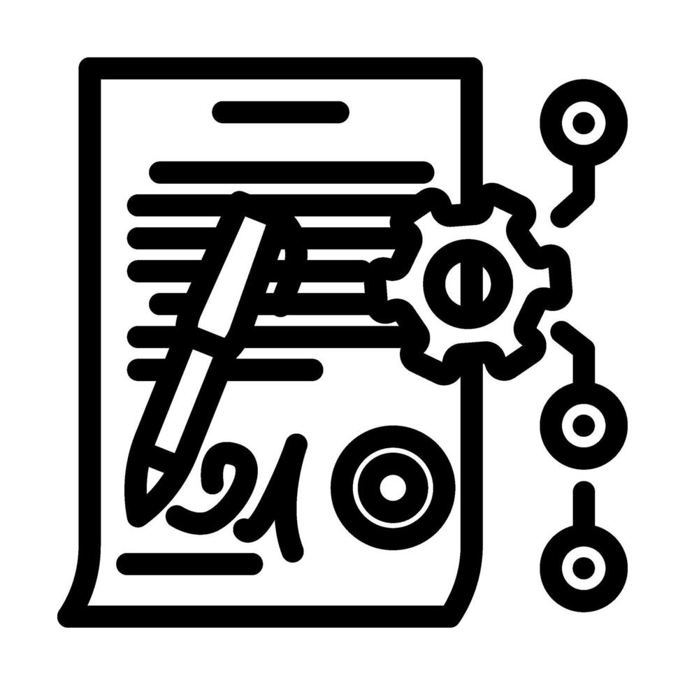 contract management business process line icon illustration 45682868 ... contract management business process line icon illustration 45682868 ...