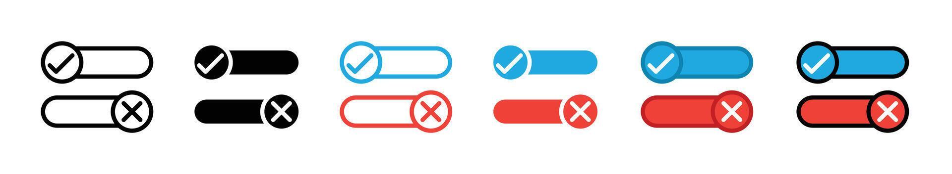 Boolean Icon Set 45685019 Vector Art At Vecteezy