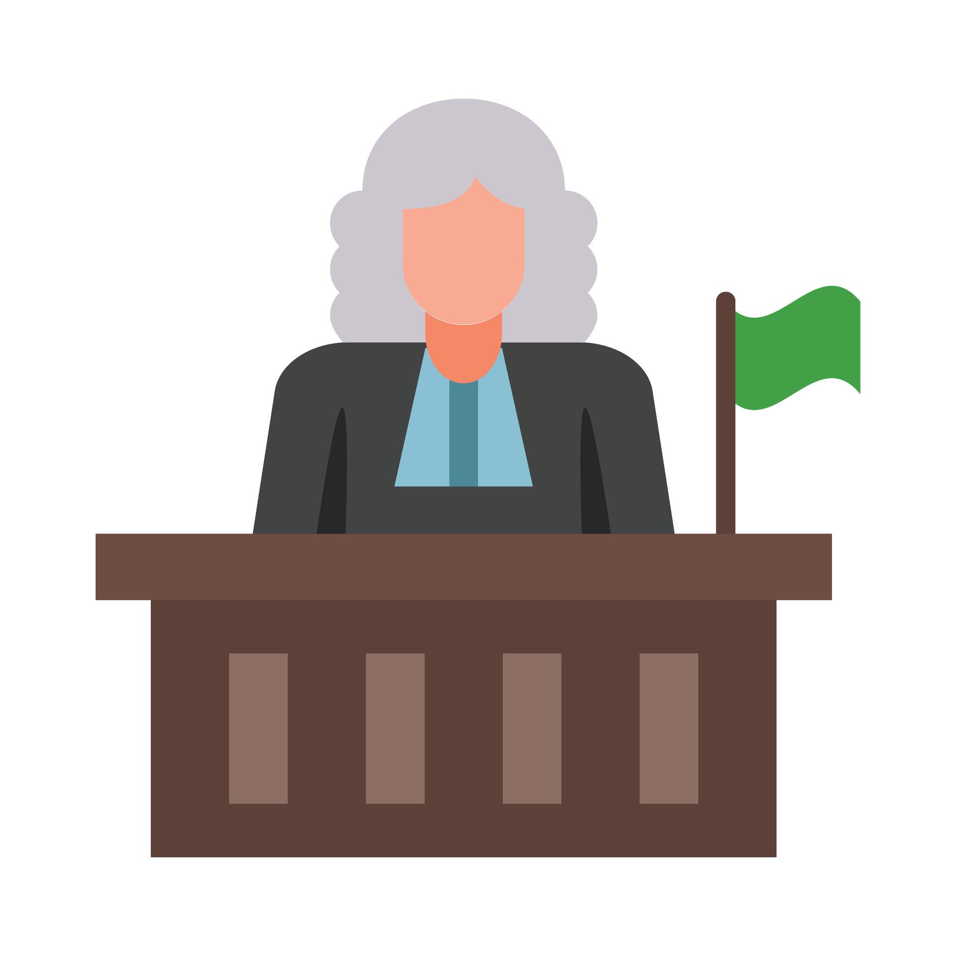 Magistrate Flat Icon 45685769 Vector Art at Vecteezy Magistrate Flat Icon 45685769 Vector Art at Vecteezy