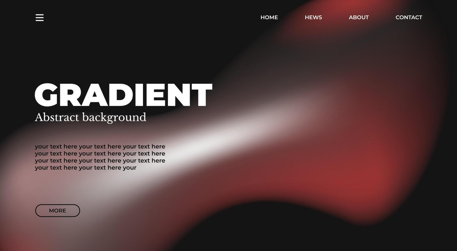 Abstract gradient web page design template, background with smooth blur ...
