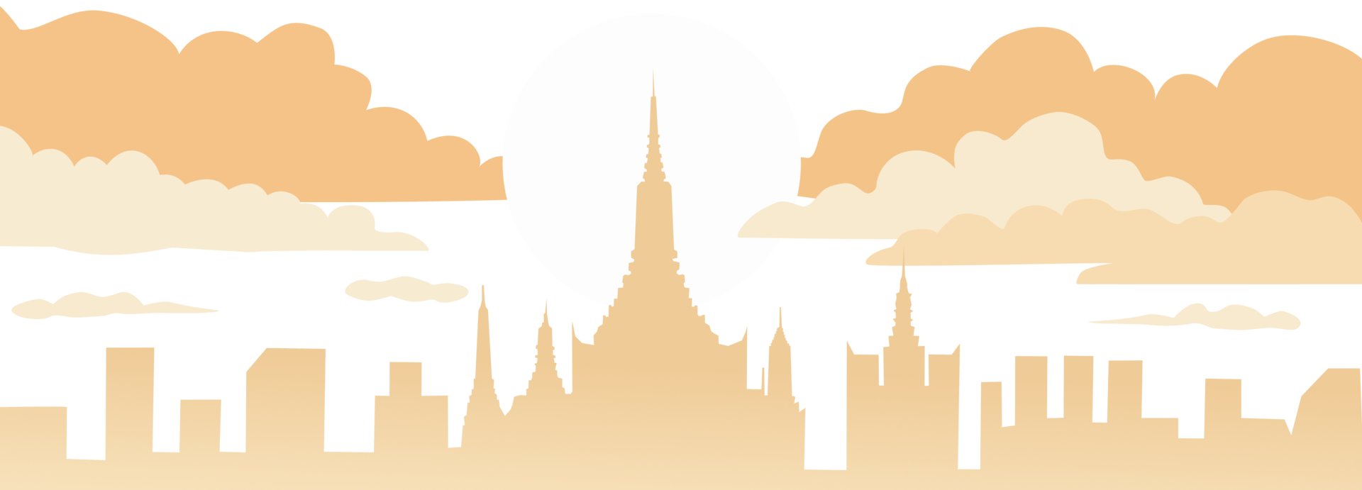 Bangkok ciudad silueta 45701079 PNG