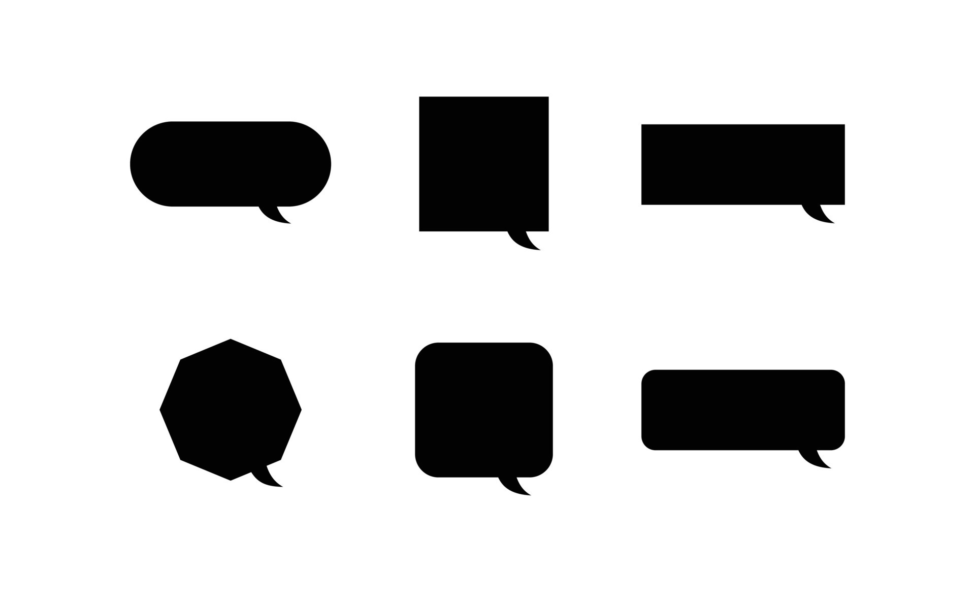Flat style speech bubble collection dialog baloons in differents shapes ... Flat style speech bubble collection dialog baloons in differents shapes ...