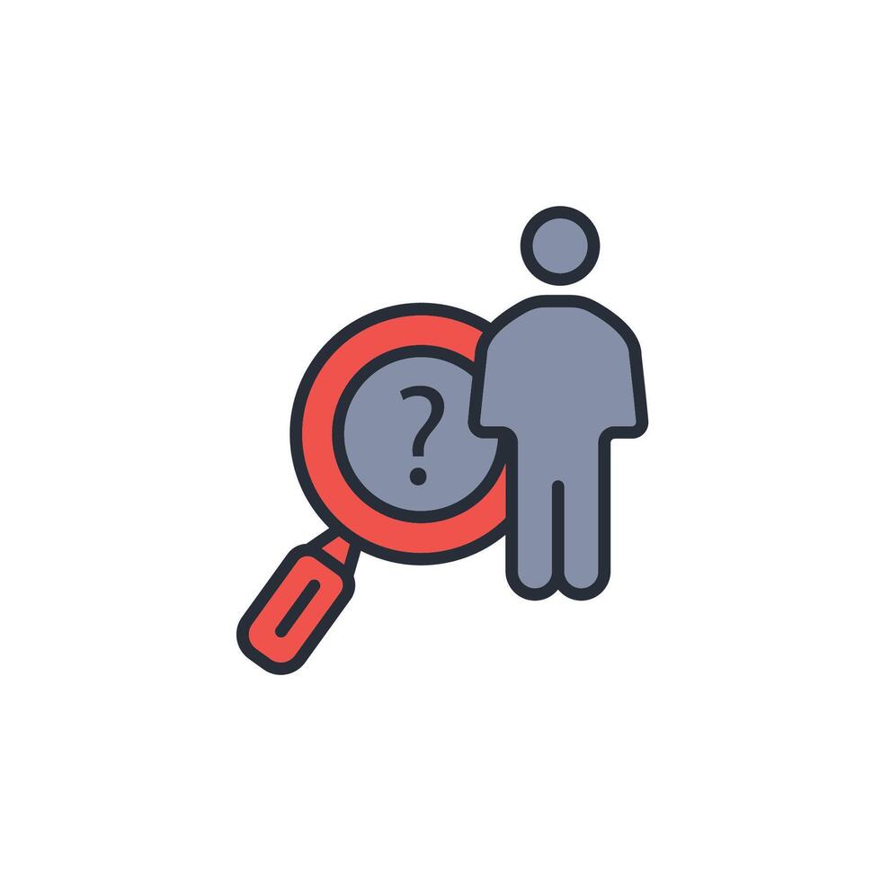 missing icon. .Editable stroke.linear style sign for use web design ...