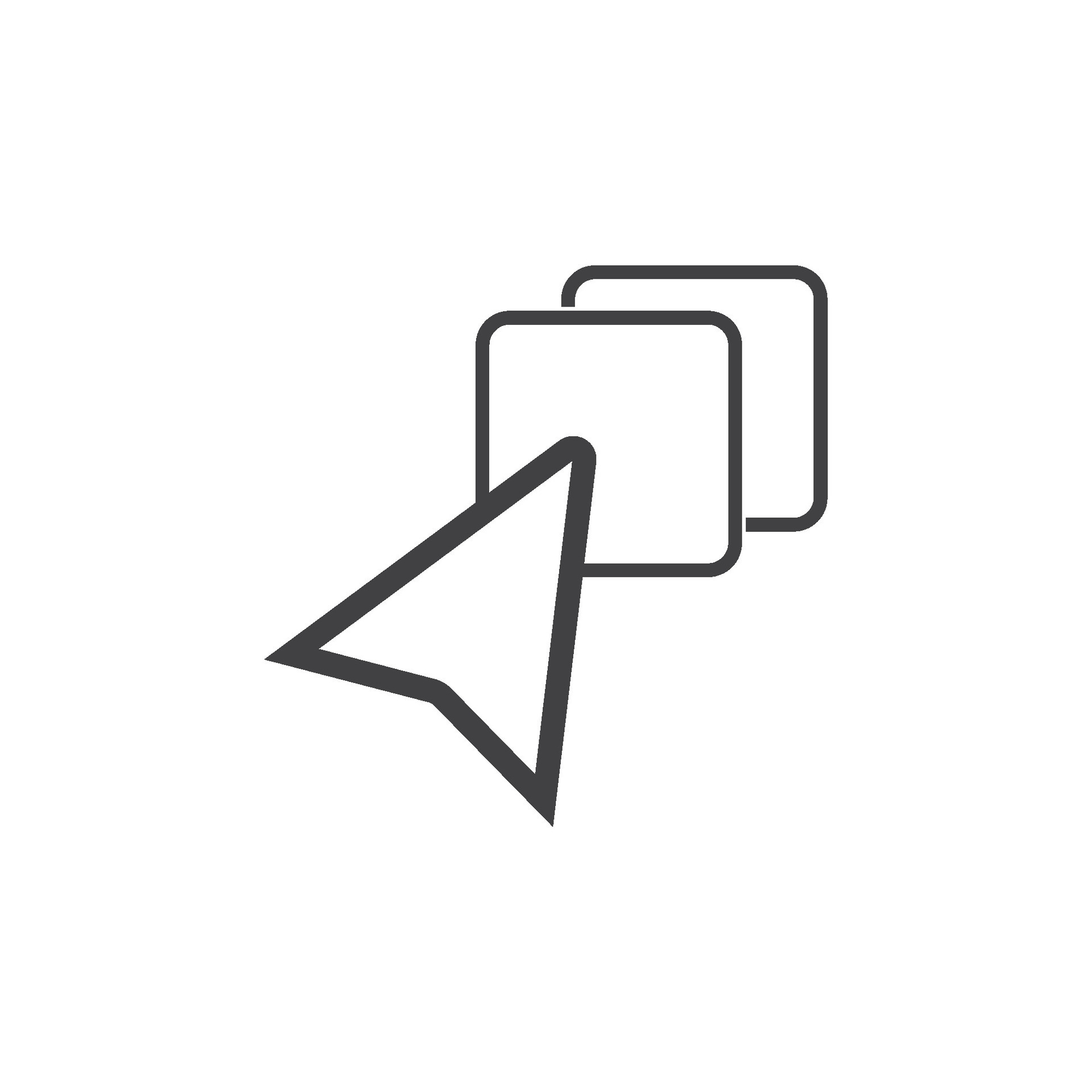 Cursor icon pointer mouse icon 45710435 Vector Art at Vecteezy