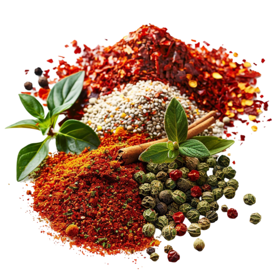 Spices and herbs on transparent background. 45721232 PNG Spices and herbs on transparent background. 45721232 PNG