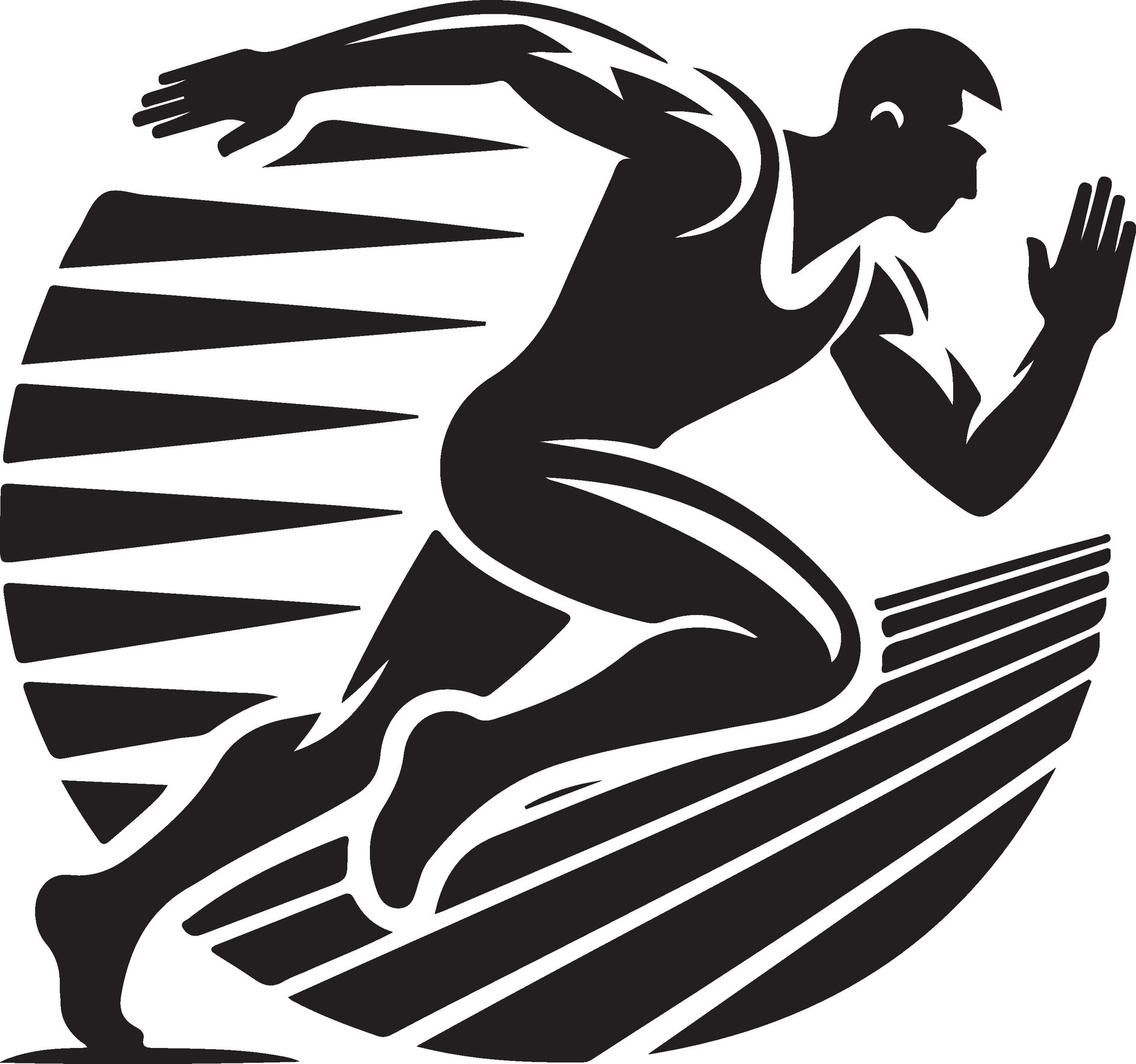 Running man illustration 45736622 Vector Art at Vecteezy