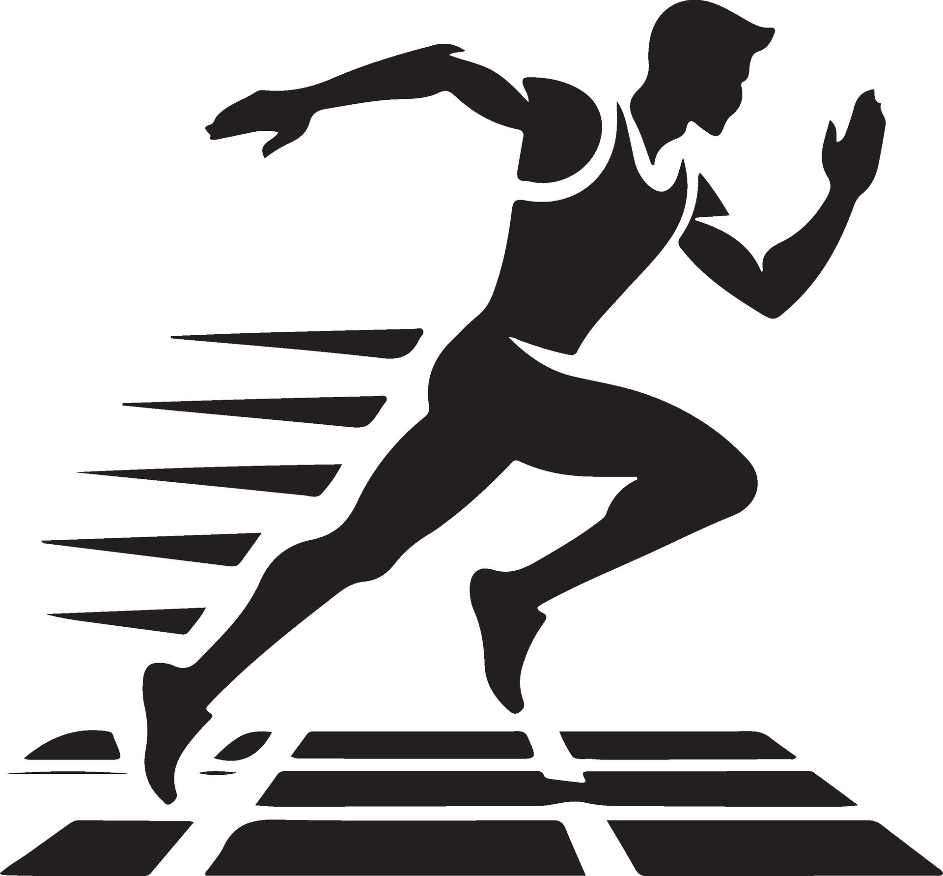 Running man illustration 45737055 Vector Art at Vecteezy