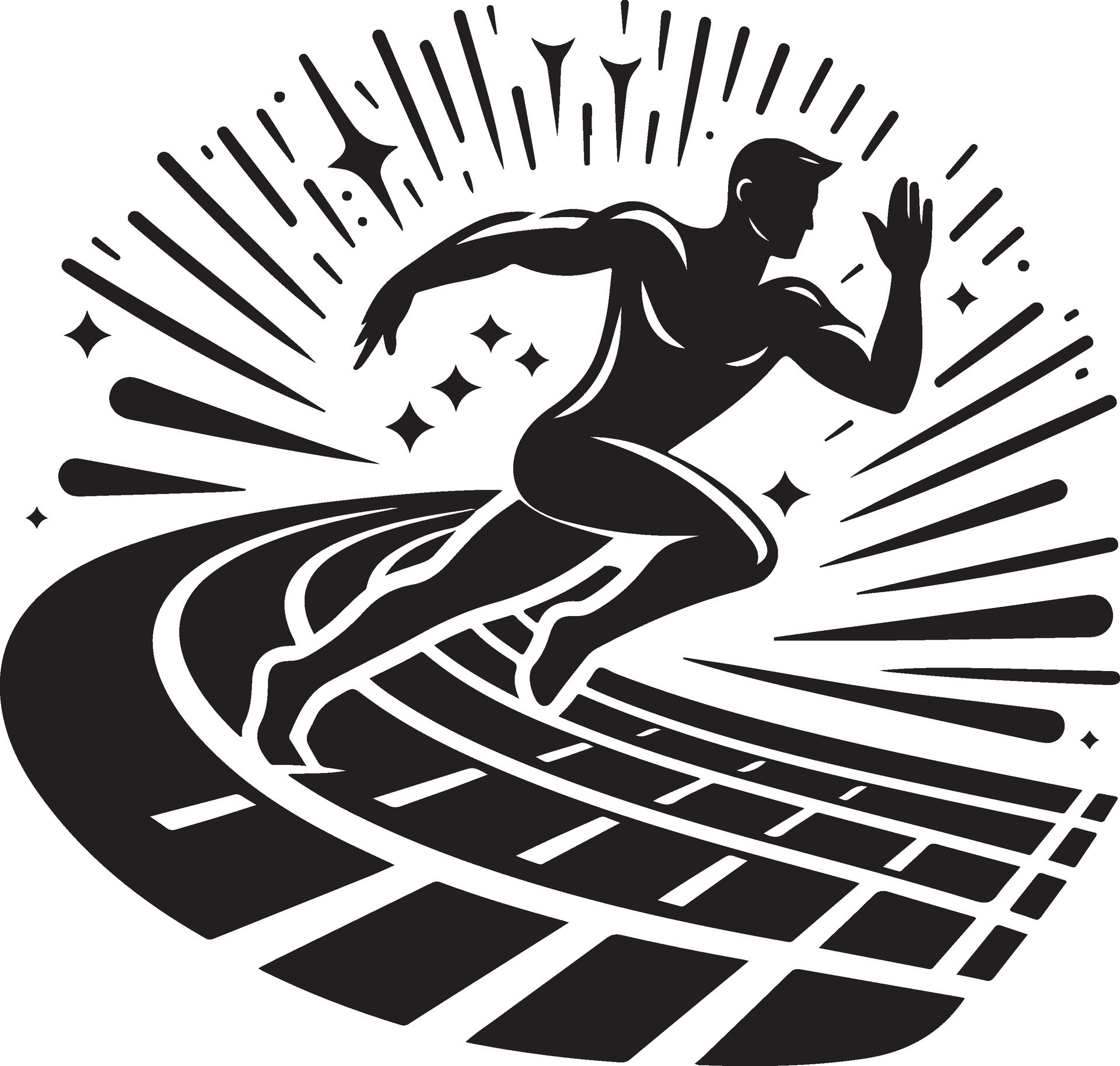 Running man illustration 45737321 Vector Art at Vecteezy