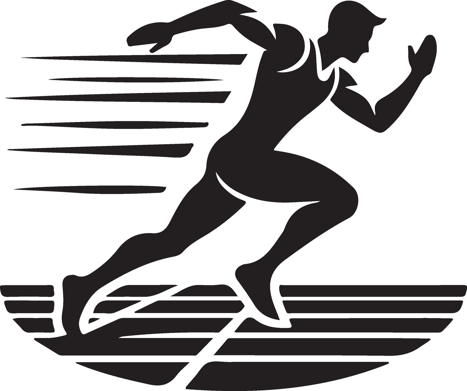 Running man illustration 45737420 Vector Art at Vecteezy