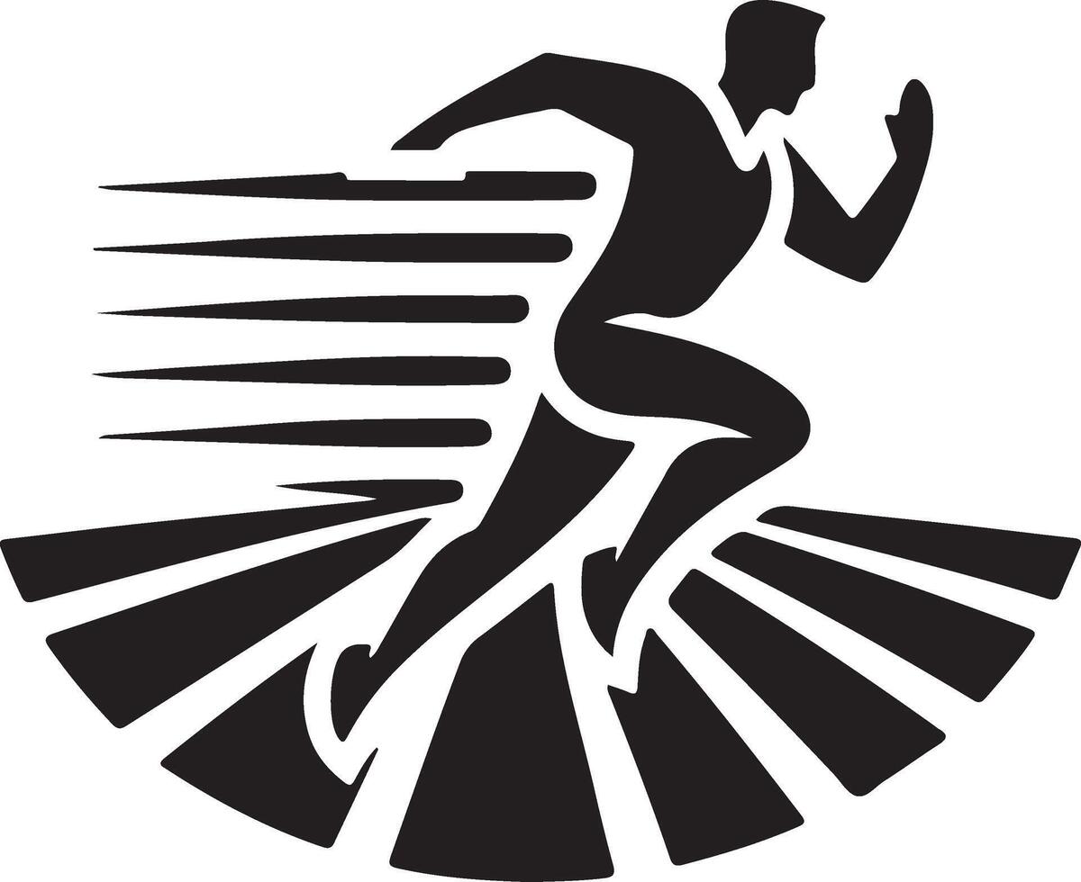Running man illustration 45737507 Vector Art at Vecteezy