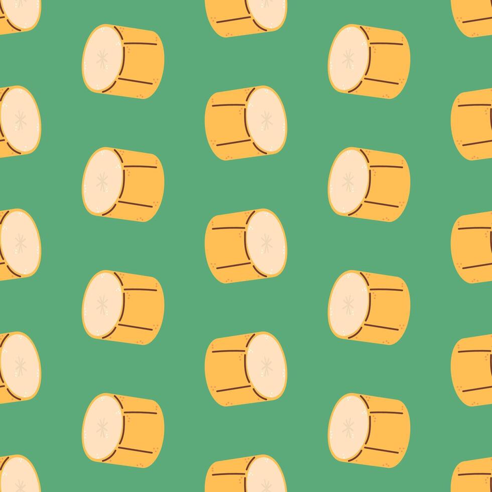 Banana Seamless Pattern Banana Slice 45738628 Vector Art At Vecteezy
