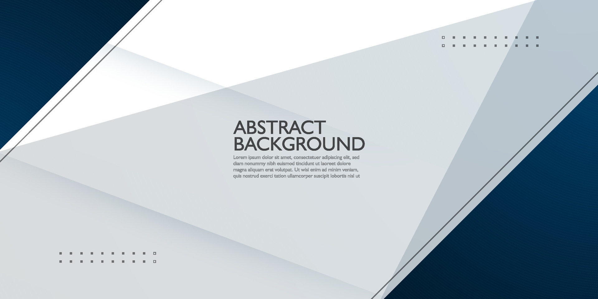 White background with overlap square shape and shadow. Dark blue shapes pattern. Overlap pattern ...