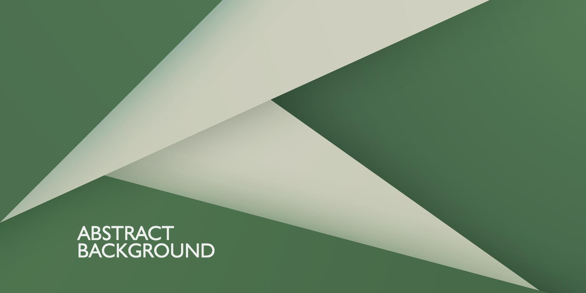 Abstract green overlap background template with triangle papercut pattern. Green background with ...