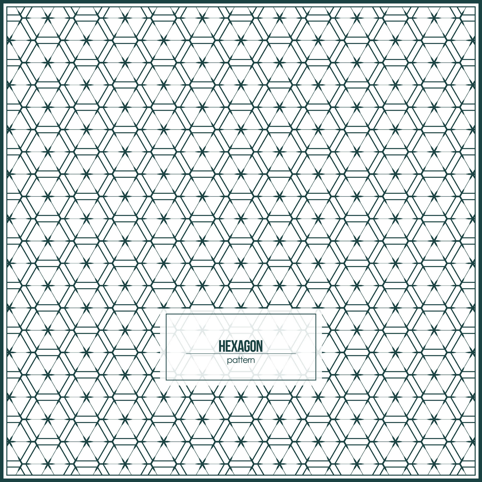creative hexagon pattern with symmetrical style shape 45755991 Vector ...
