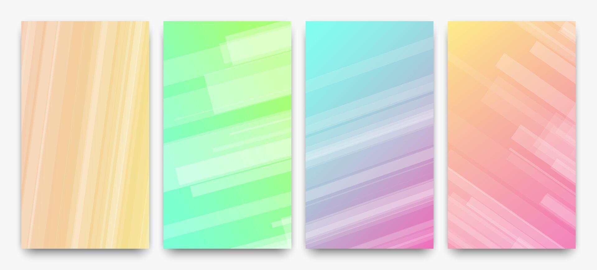 Modern Colorful Gradient Background With Lines 45758957 Vector Art At