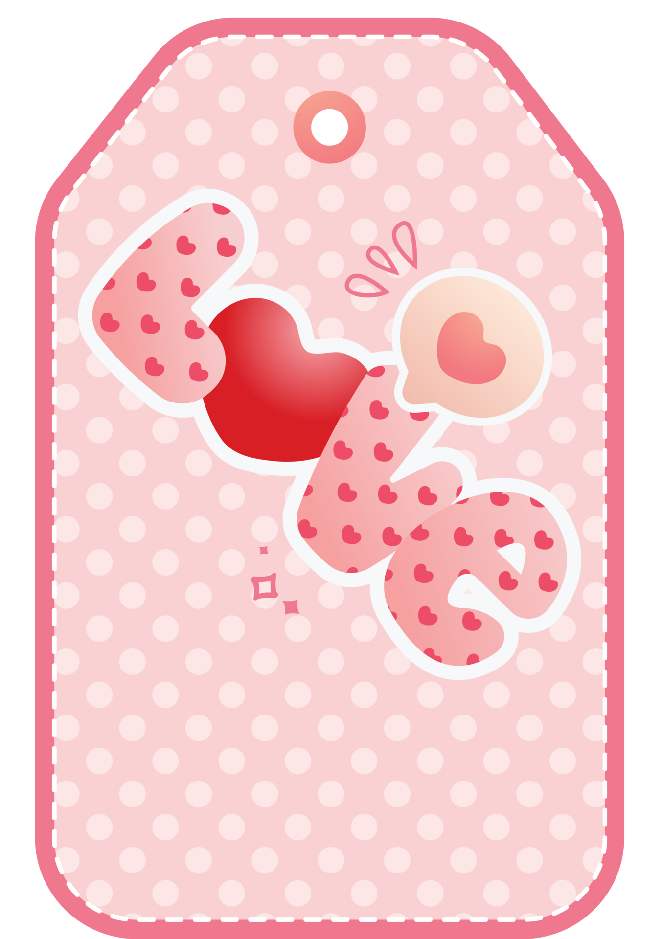Valentines Day Label Templates 45763309 Png