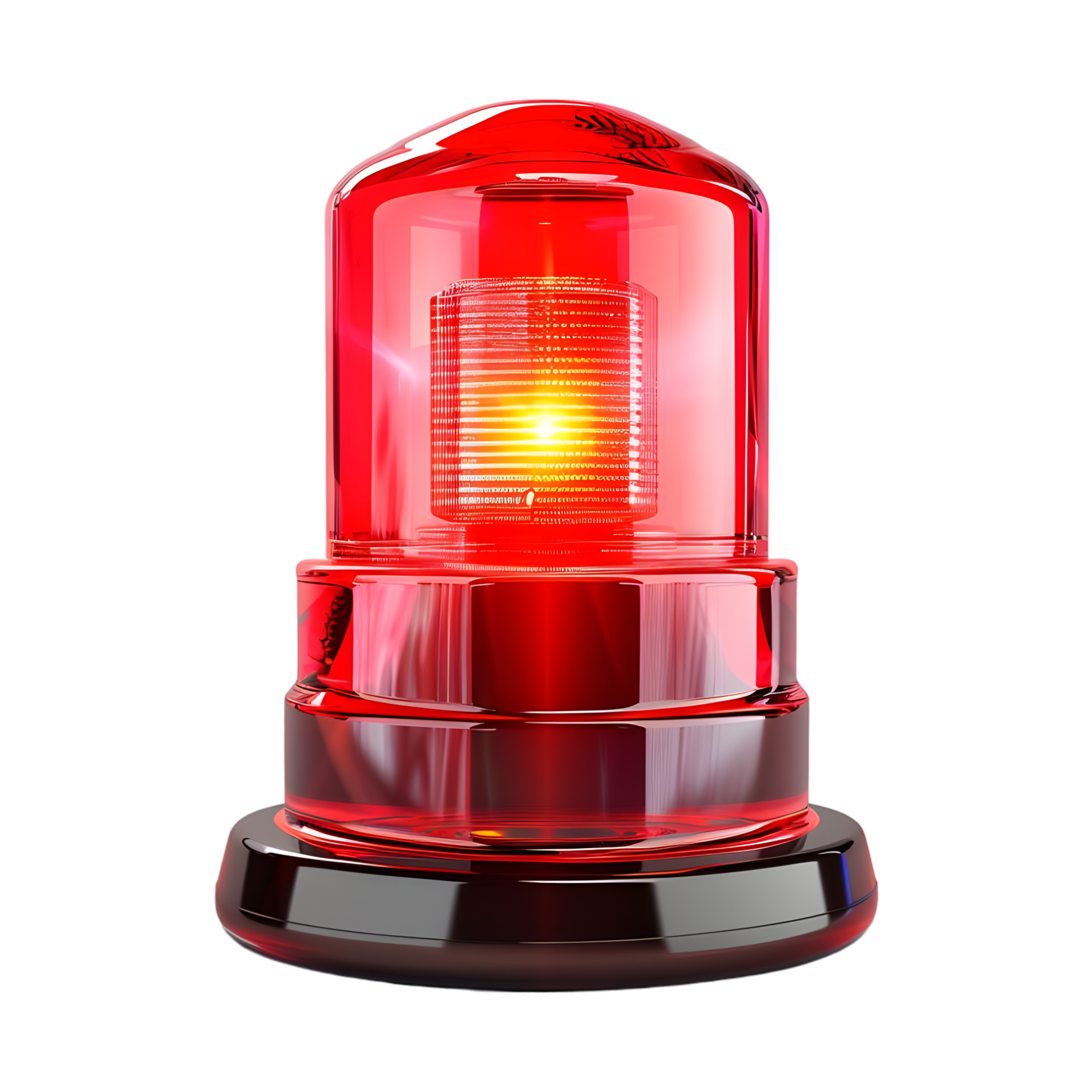 Red Siren on Transparent Background 45763747 PNG
