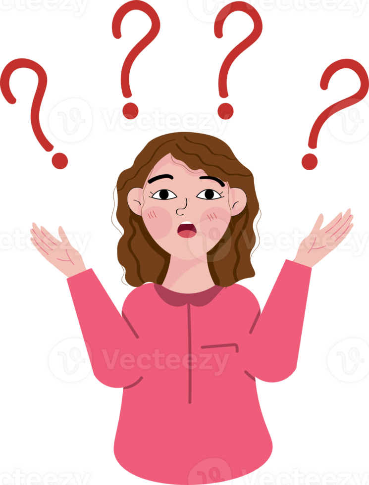 Woman thinking, problem solving, decision making 45764933 PNG Woman thinking, problem solving, decision making 45764933 PNG