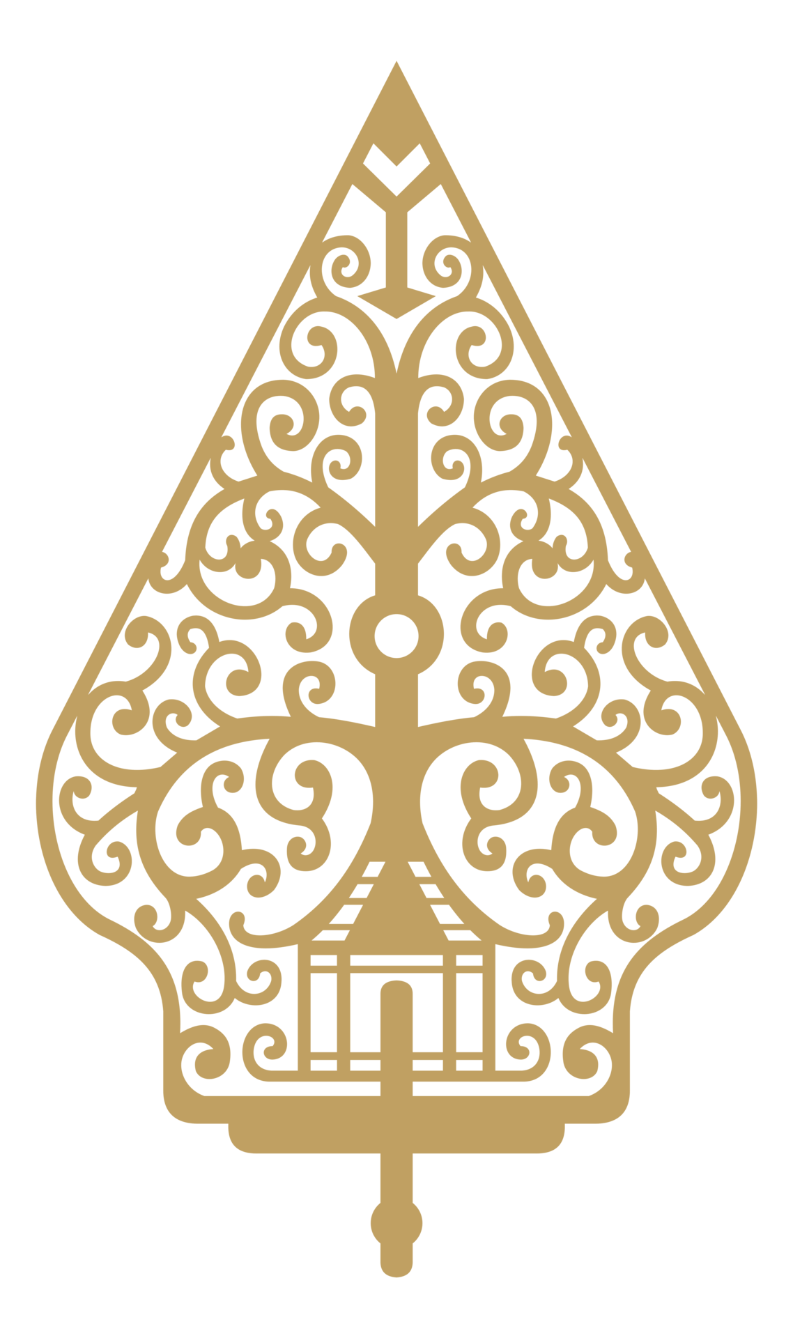 Indonesian Javanese culture, golden gunungan wayang shapes 45771399 PNG Indonesian Javanese culture, golden gunungan wayang shapes 45771399 PNG