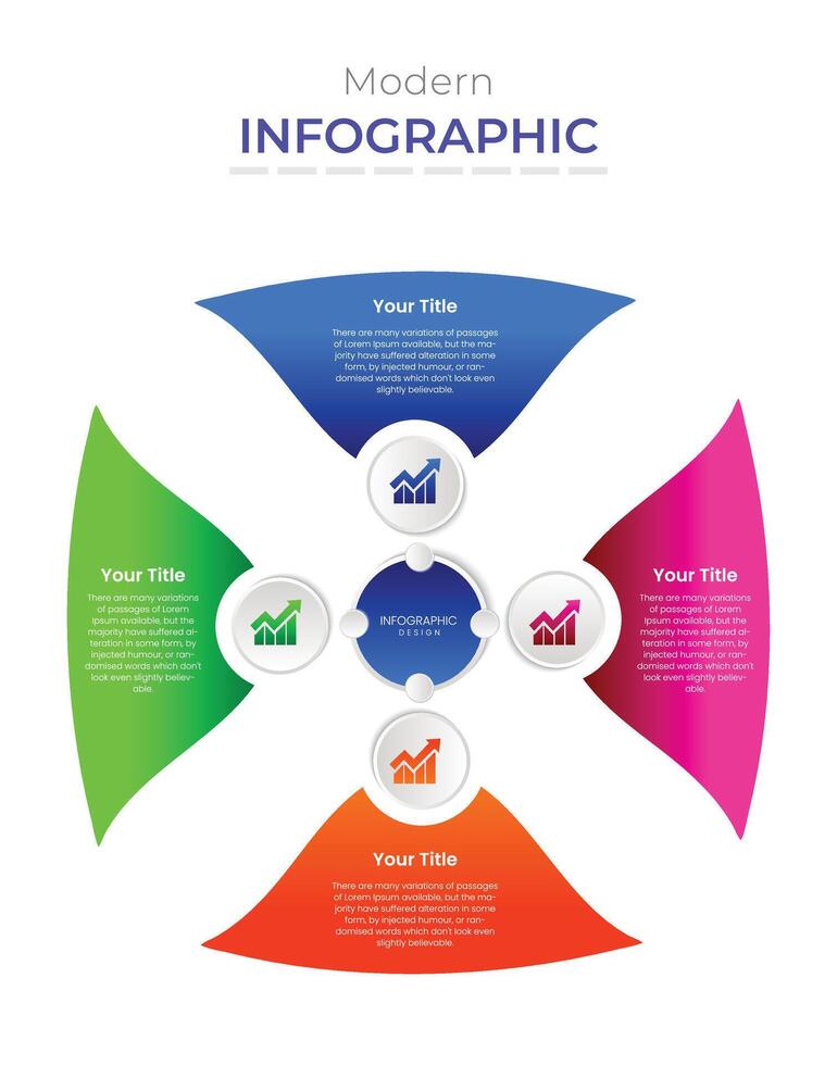 infographic design for Business data visualization. Process chart ...