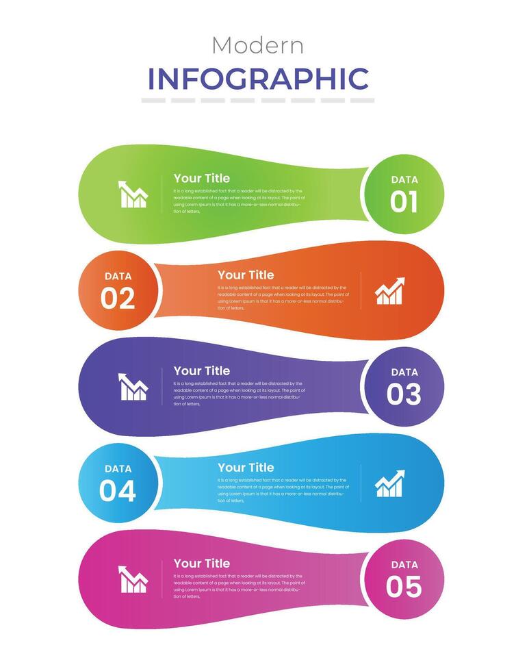 infographic design for Business data visualization. Process chart ...