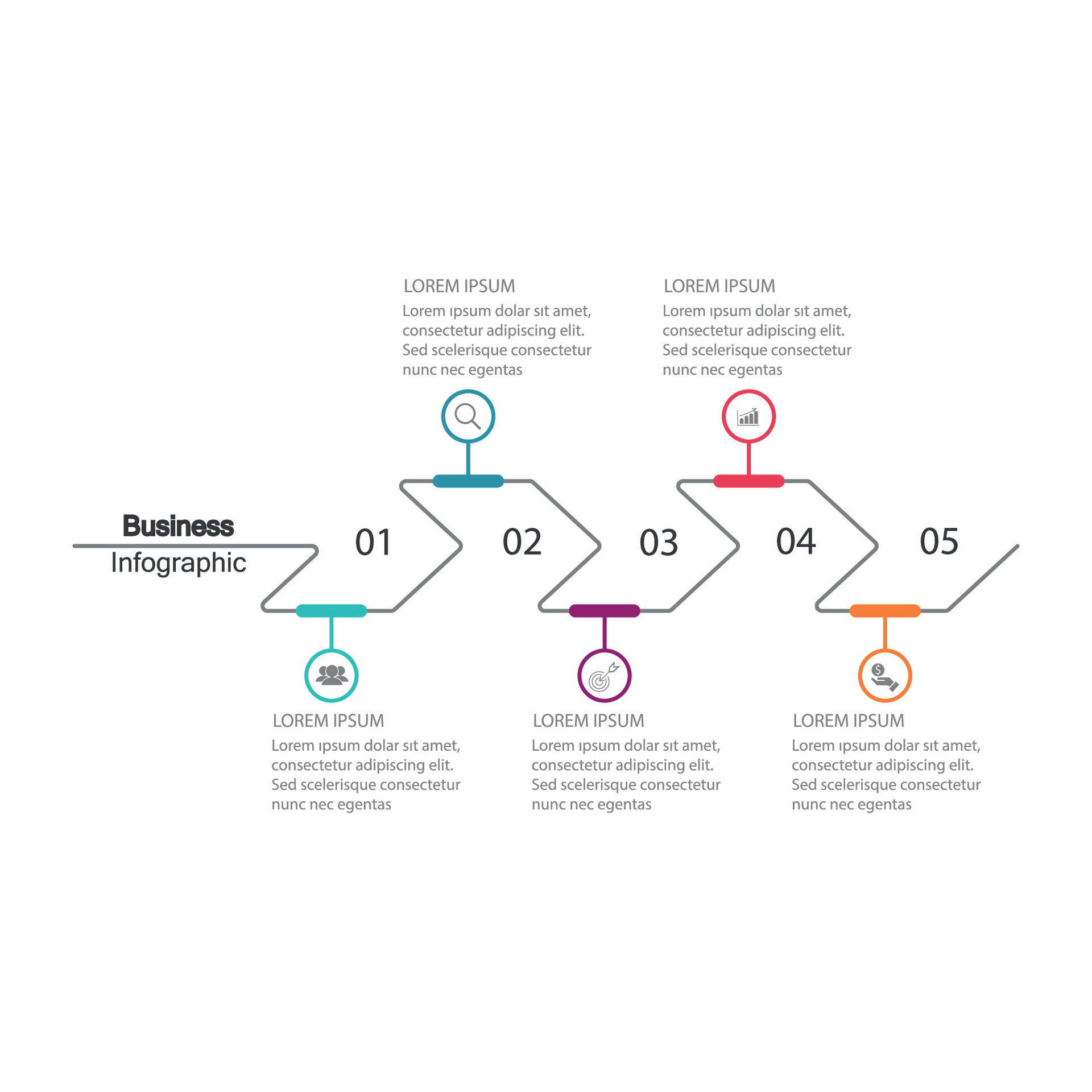 infographics, graphs. presentation. Business concept, chart, steps ...