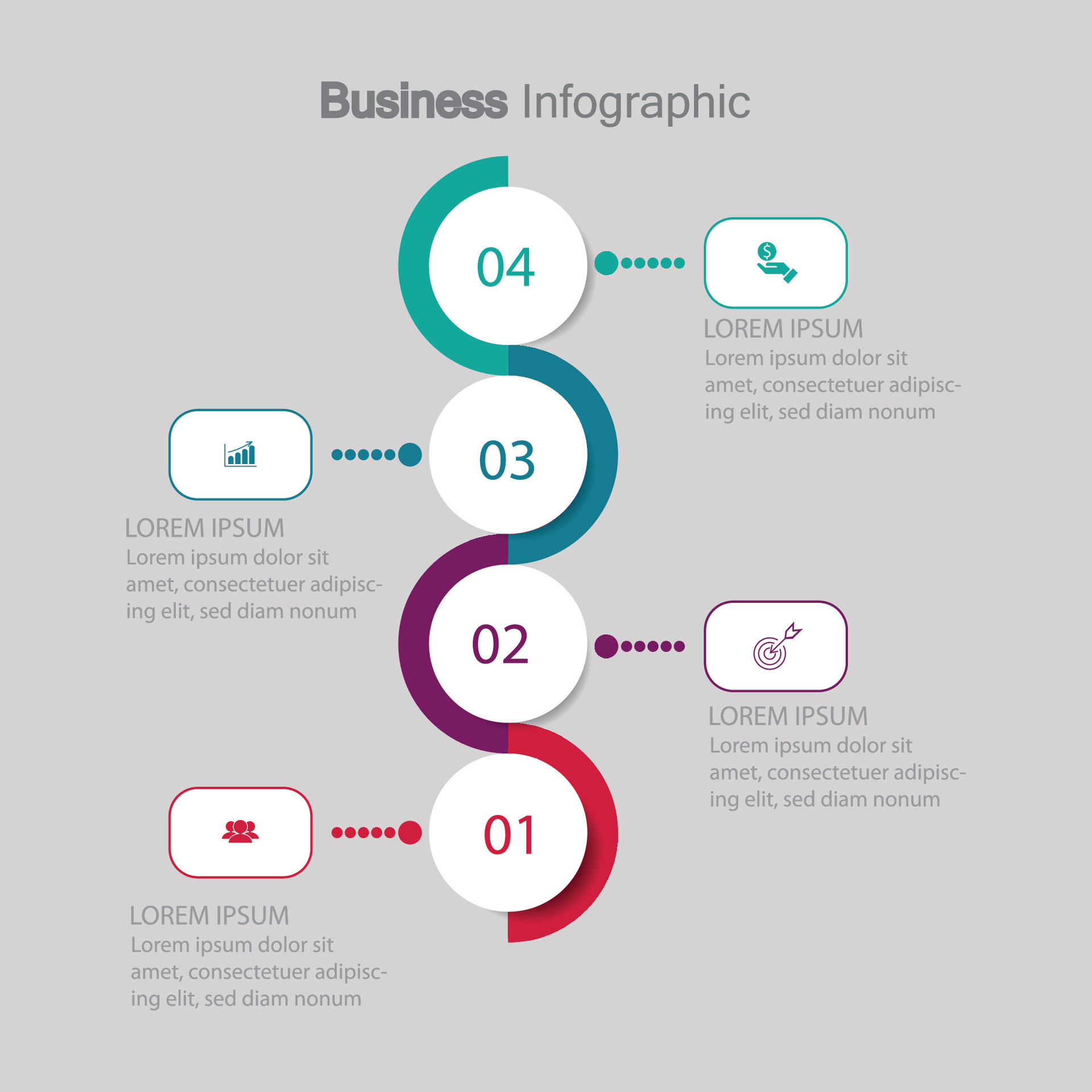 infographics, graphs. presentation. Business concept, chart, steps ...