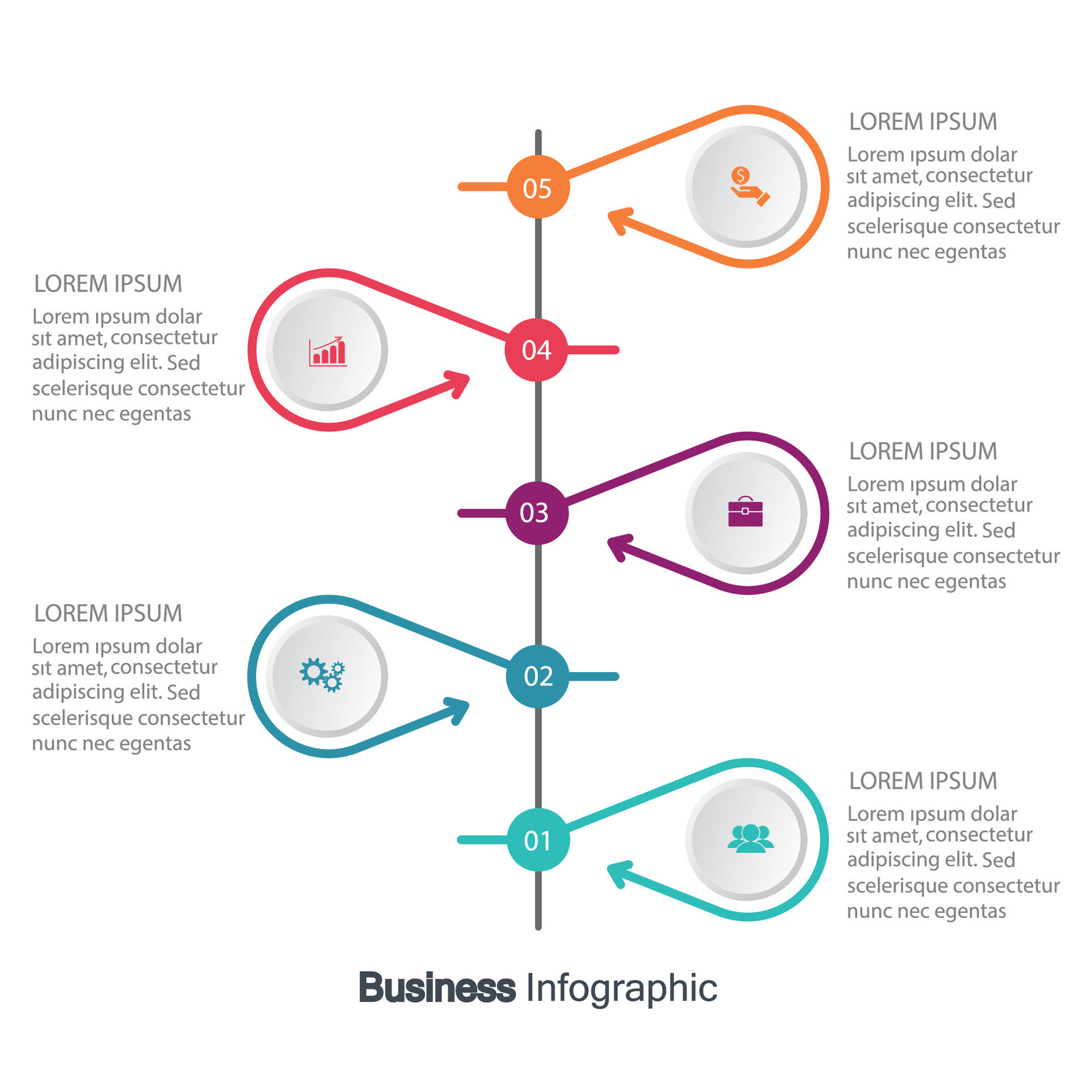 infographics, graphs. presentation. Business concept, chart, steps ...