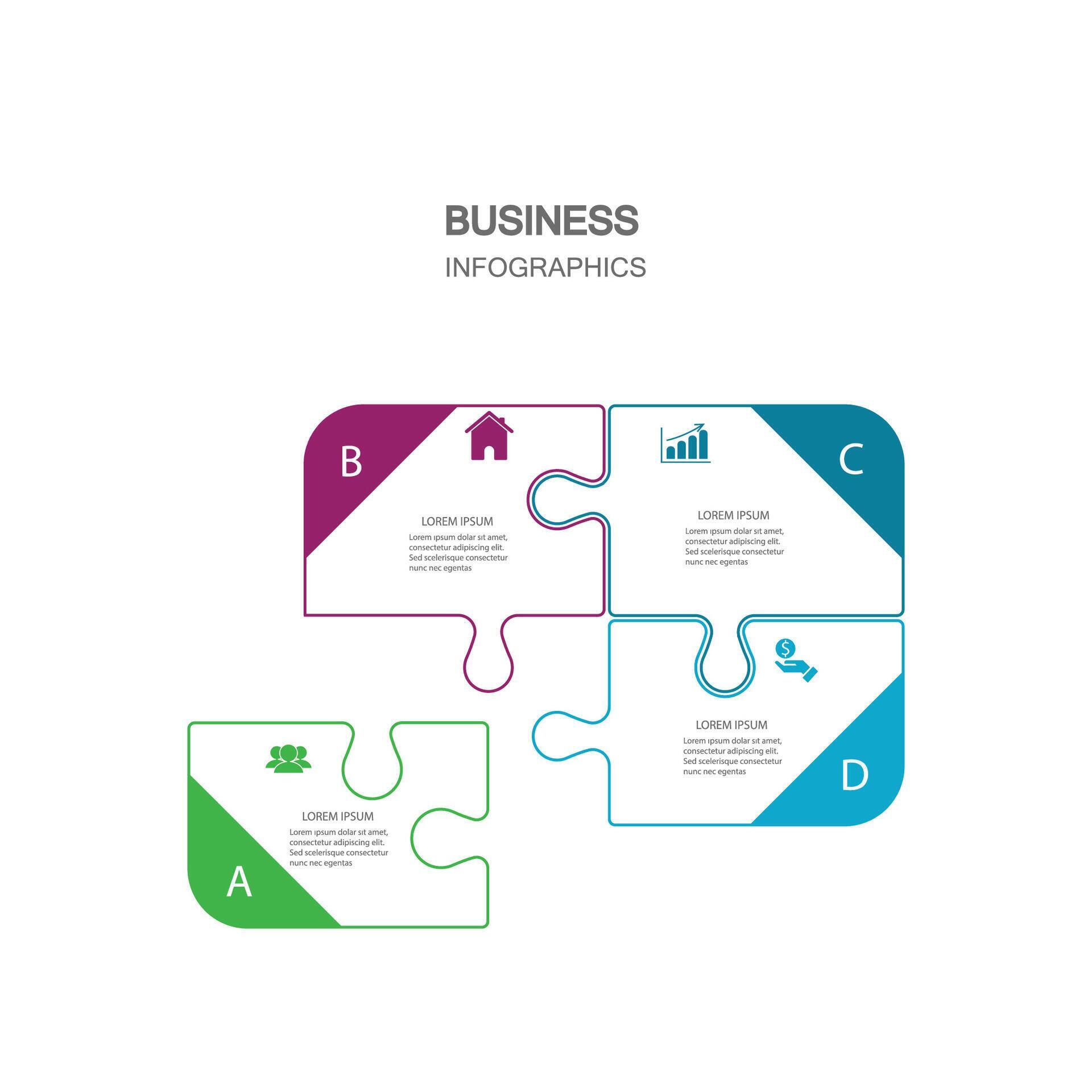 infographics, graphs. presentation. Business concept, chart, steps ...