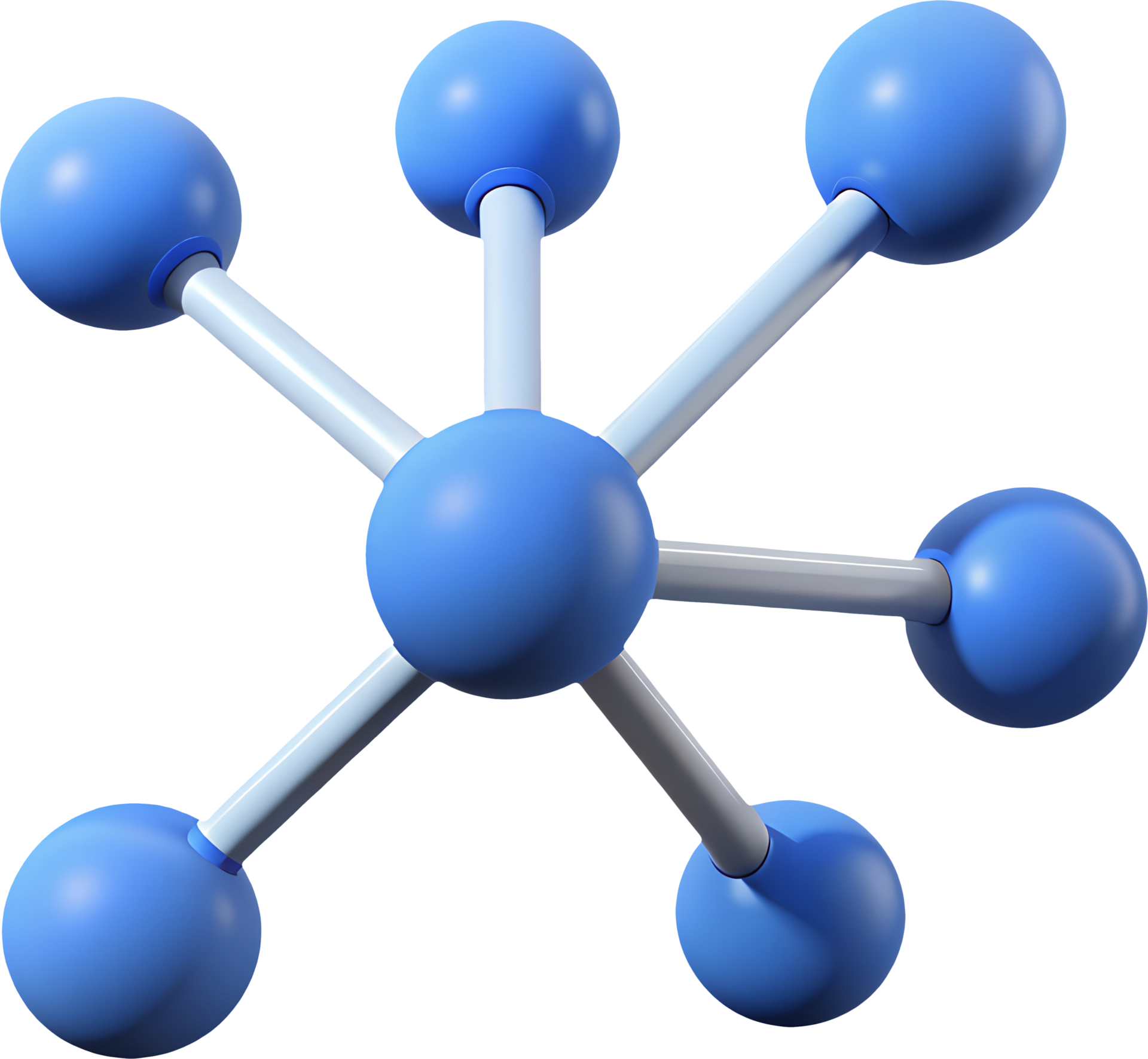 Minimal 3d Network Nodes Icon Interconnected Dots Representing Data Flow 45794345 Png