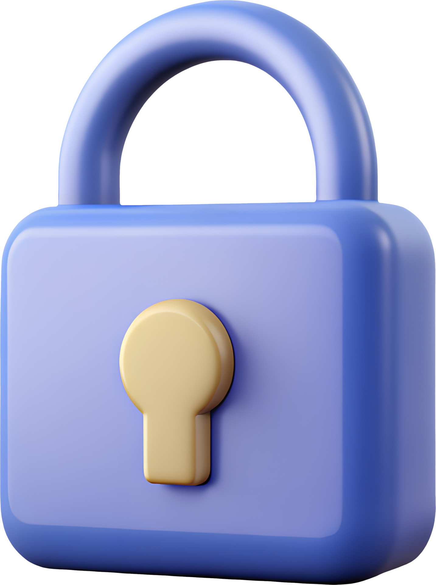 Lock Icon Security Encryption Privacy Safety Digital Password Access Protection 3d