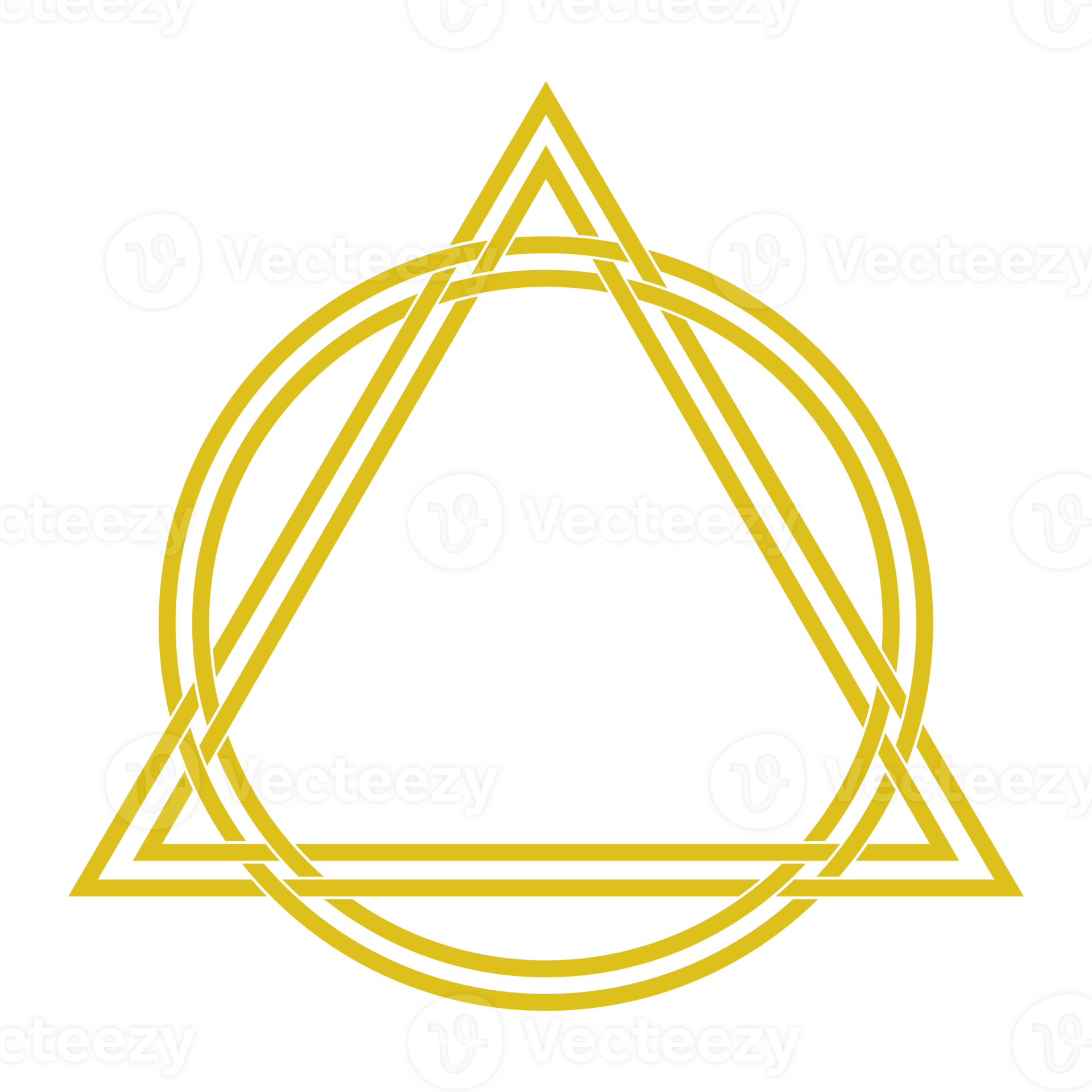 Triangle And Circle Shape Composition Can Use For Logo Gram Apps