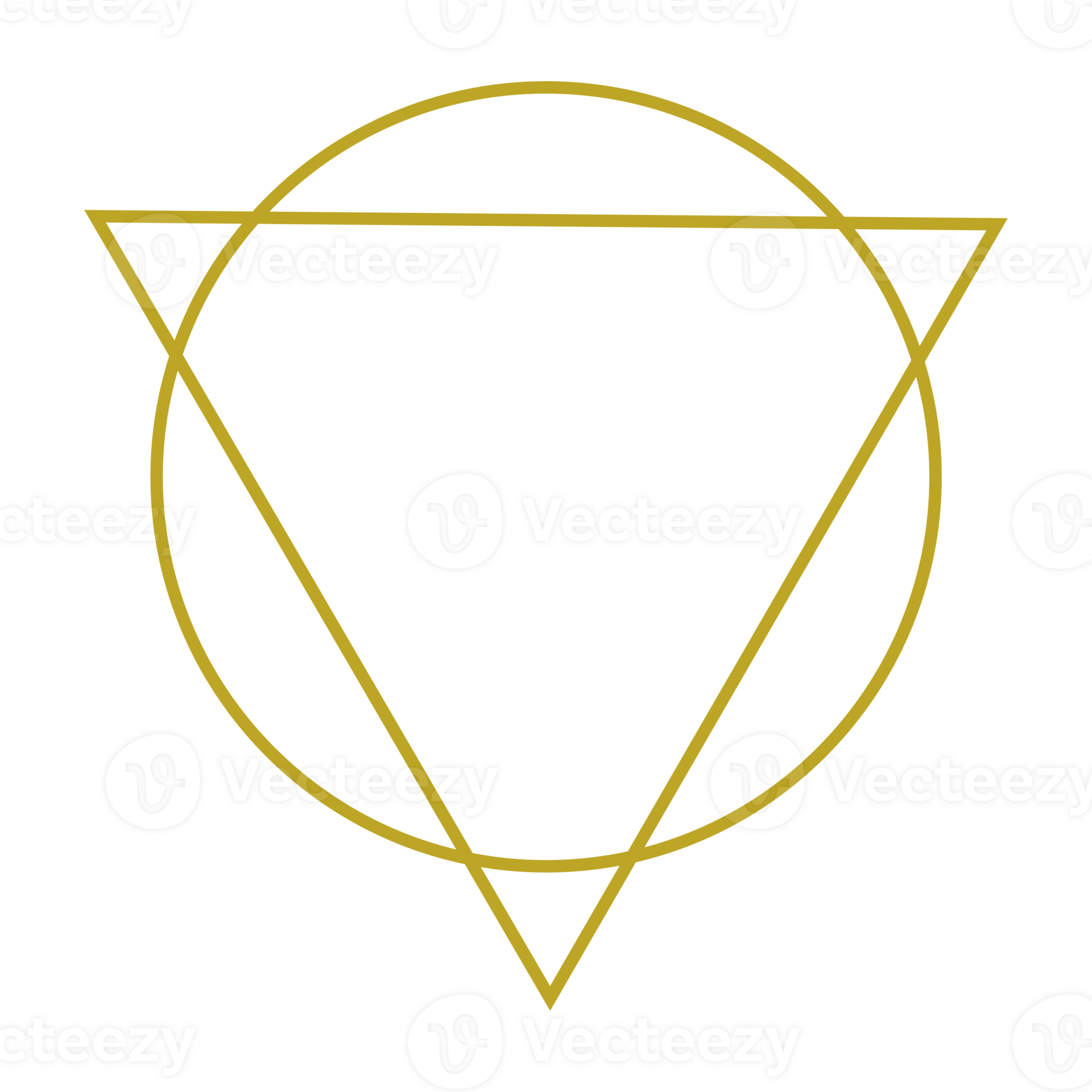 Triangle And Circle Shape Composition Can Use For Logo Gram Apps