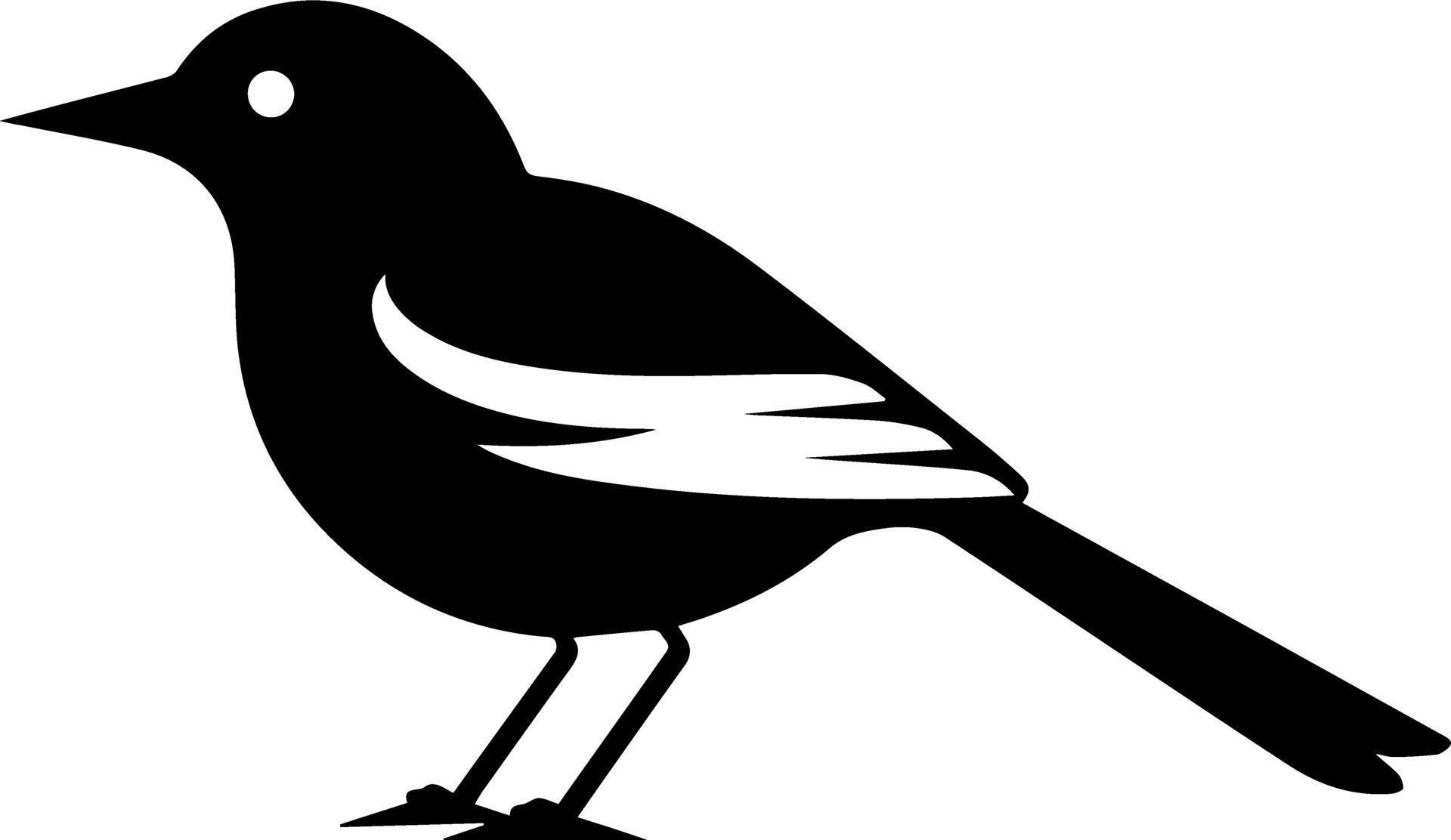 mockingbird icon design silhouette 45799626 Vector Art at Vecteezy