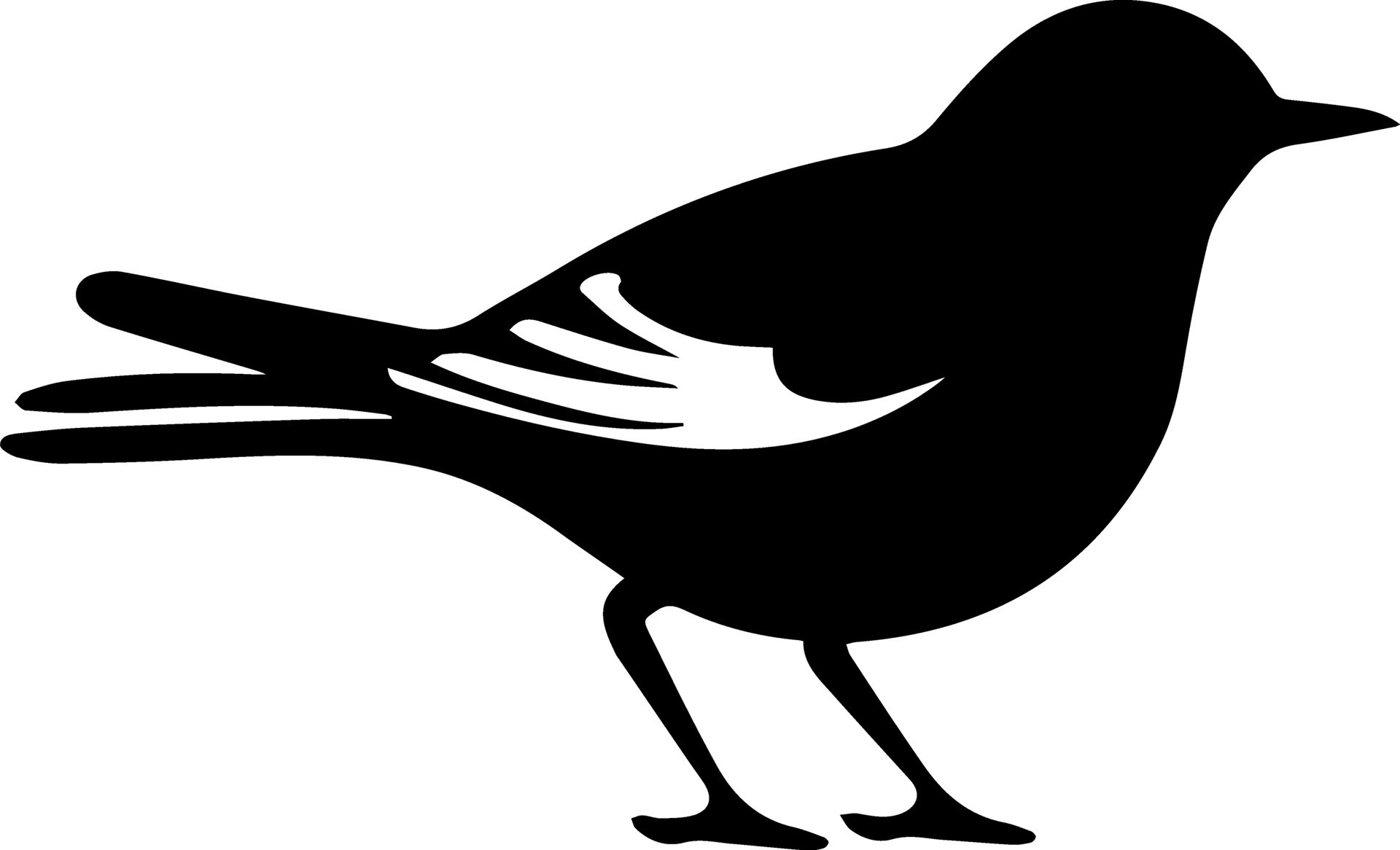 Mockingbird Icon Design Silhouette 45799645 Vector Art At Vecteezy