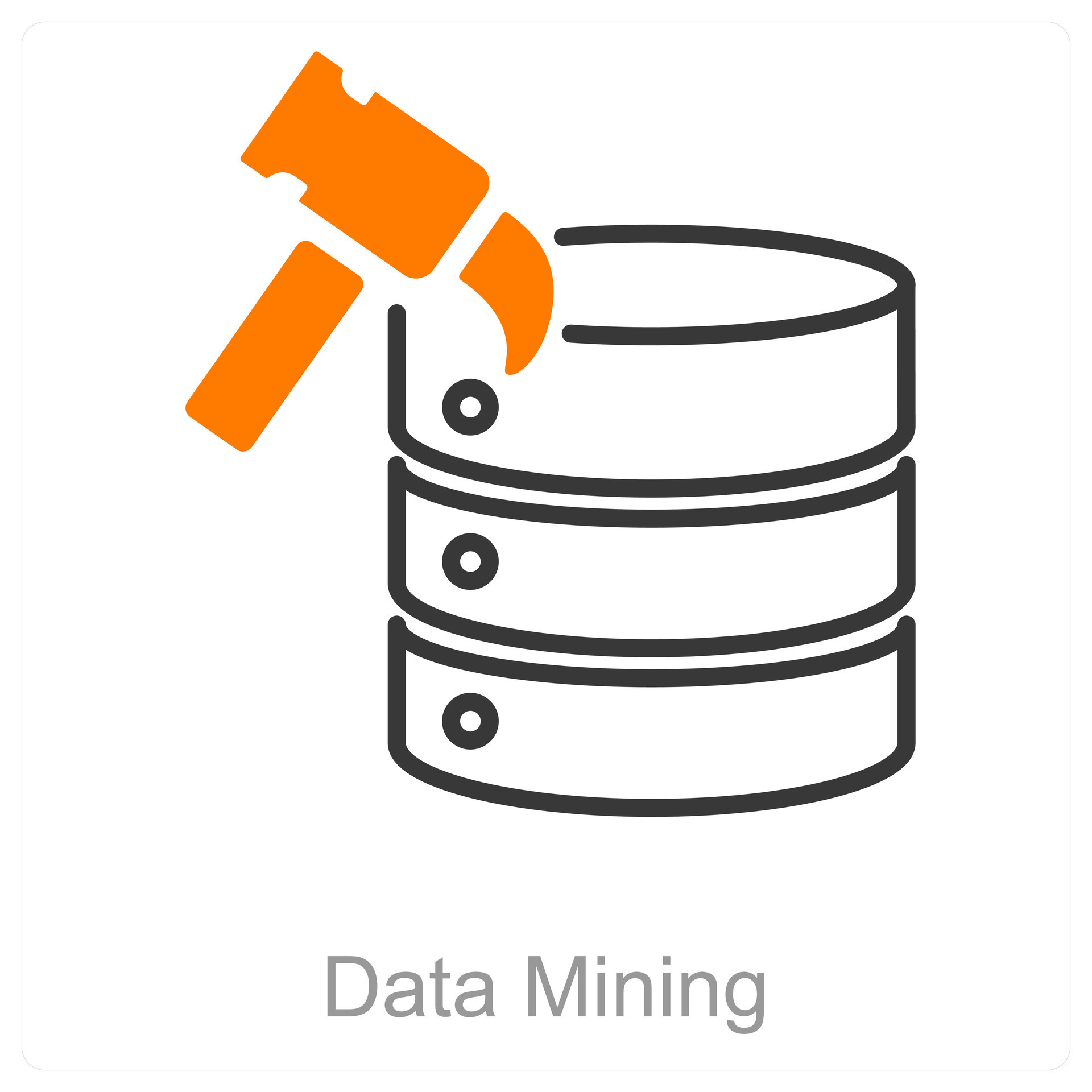 Data Mining and database icon concept 45800059 Vector Art at Vecteezy