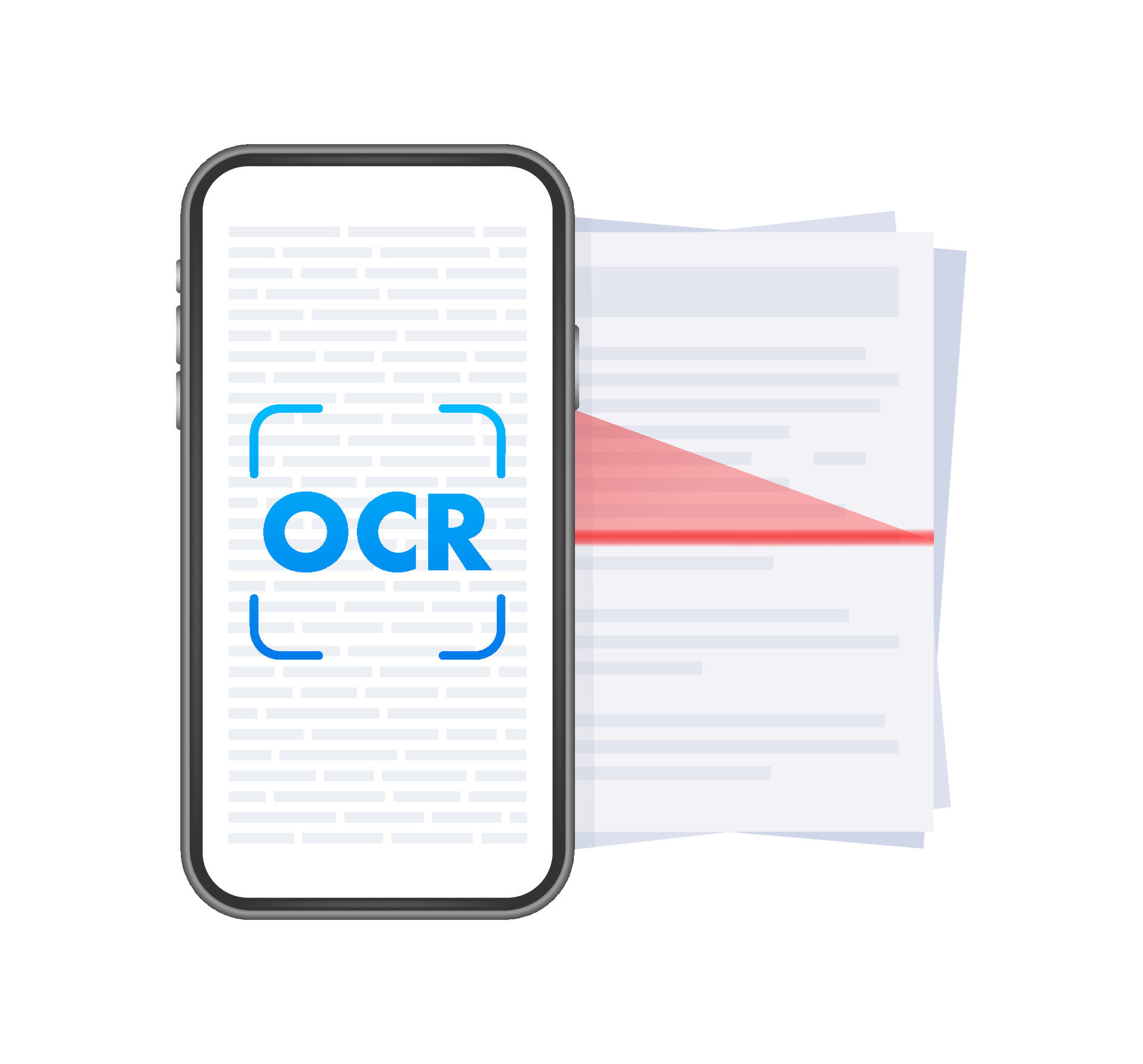 OCR - Optical character recognition. Document scan. Process of ... OCR - Optical character recognition. Document scan. Process of ...