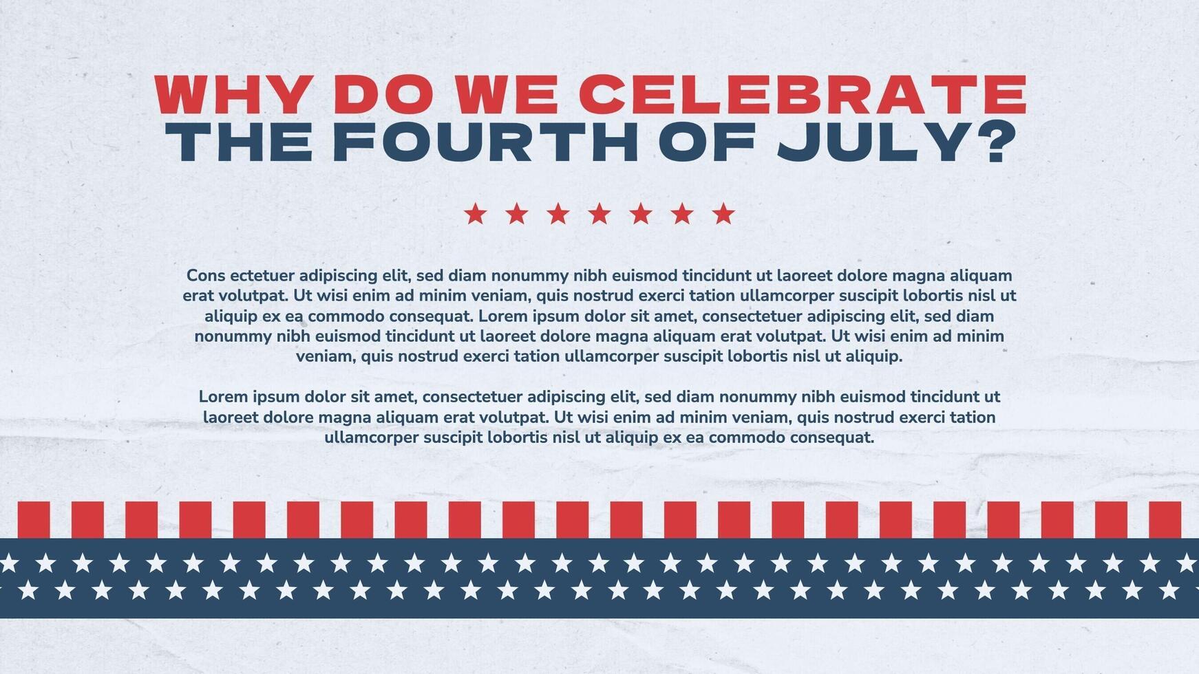 4th of July History Presentation Template 45805299 Template