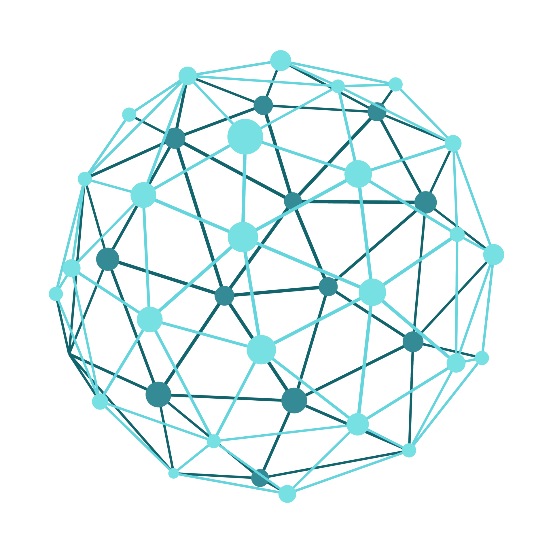 Data Connectiontechnology Line Connecting Lines Linea Blue Sphere