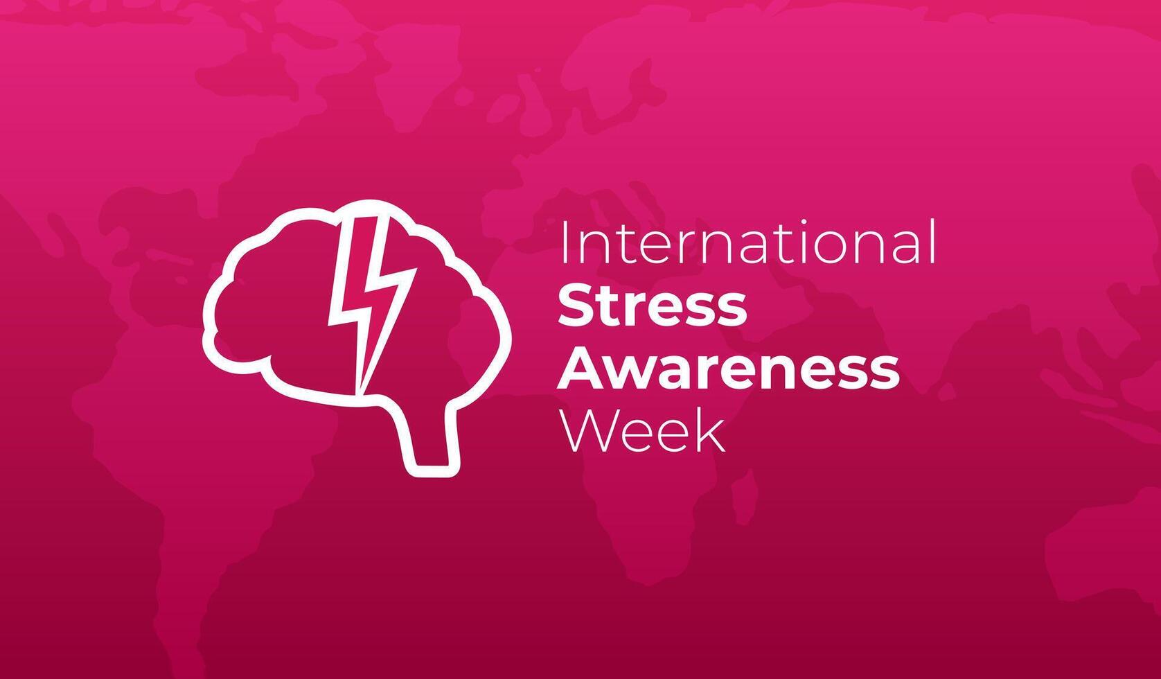 Pink International Stress Awareness Week Background Illustration ... Pink International Stress Awareness Week Background Illustration ...