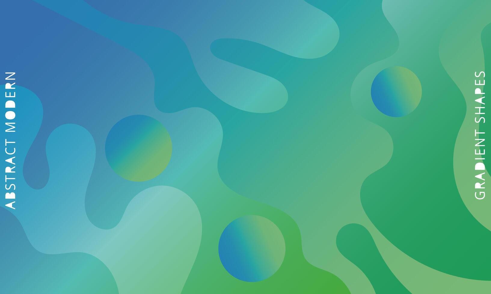 Colorful Gradient Abstract Fluid Shapes Background Blue Green Design In Eps 10 45817811 Vector