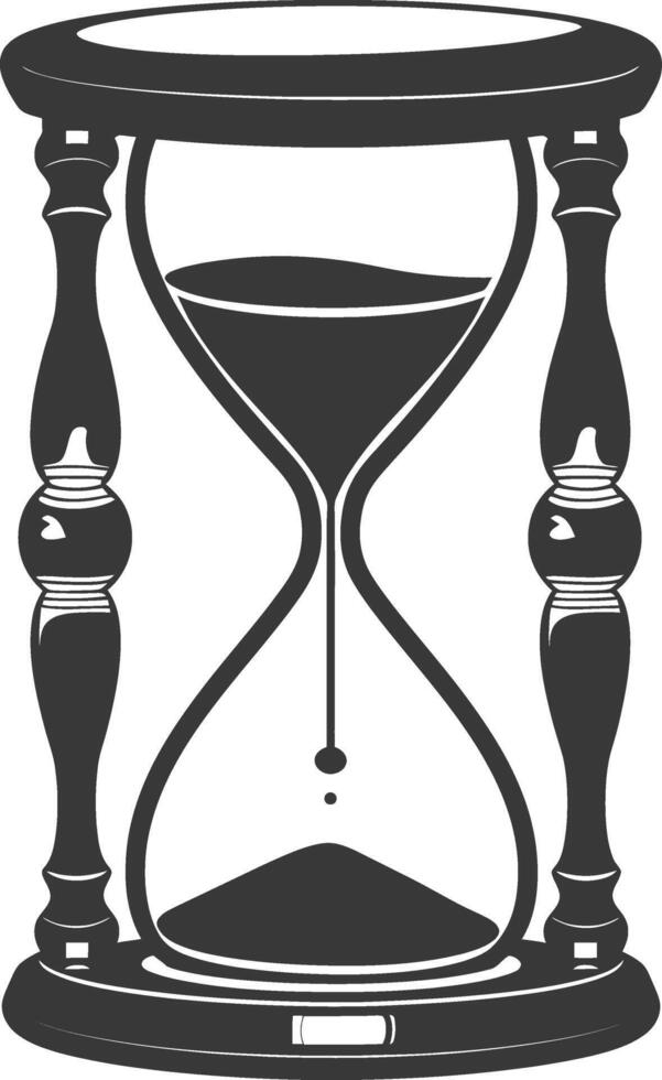 Silhouette Hourglass Black Color Only 45818405 Vector Art At Vecteezy
