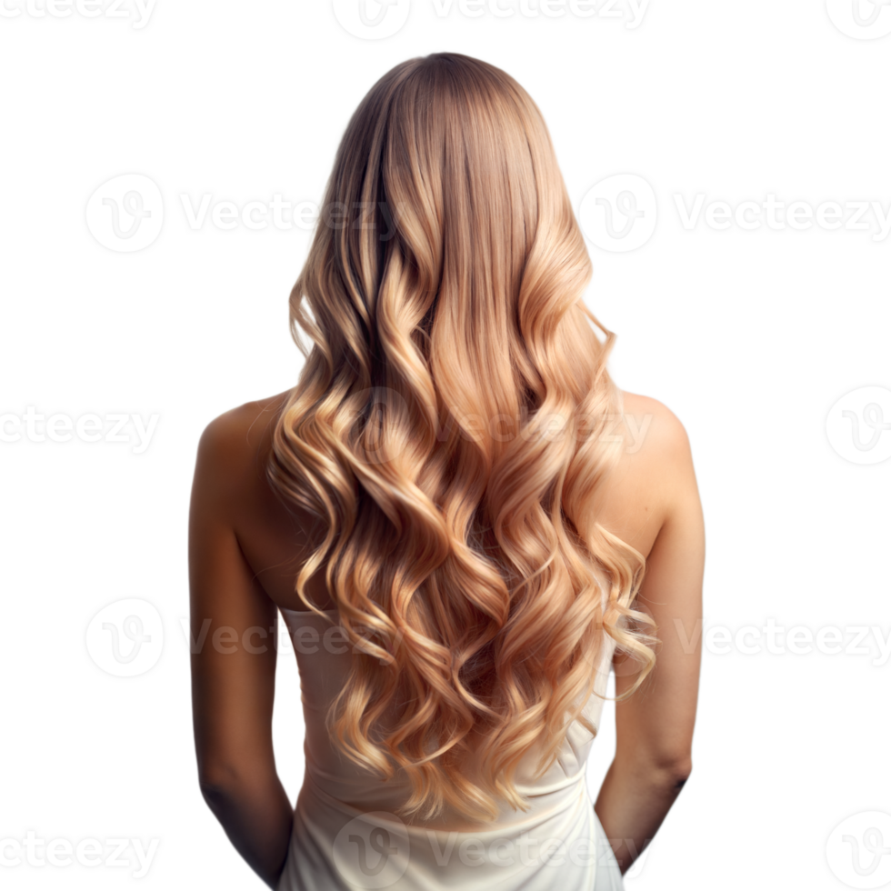 A Woman With Long Curly Blonde Hair 45821258 Png