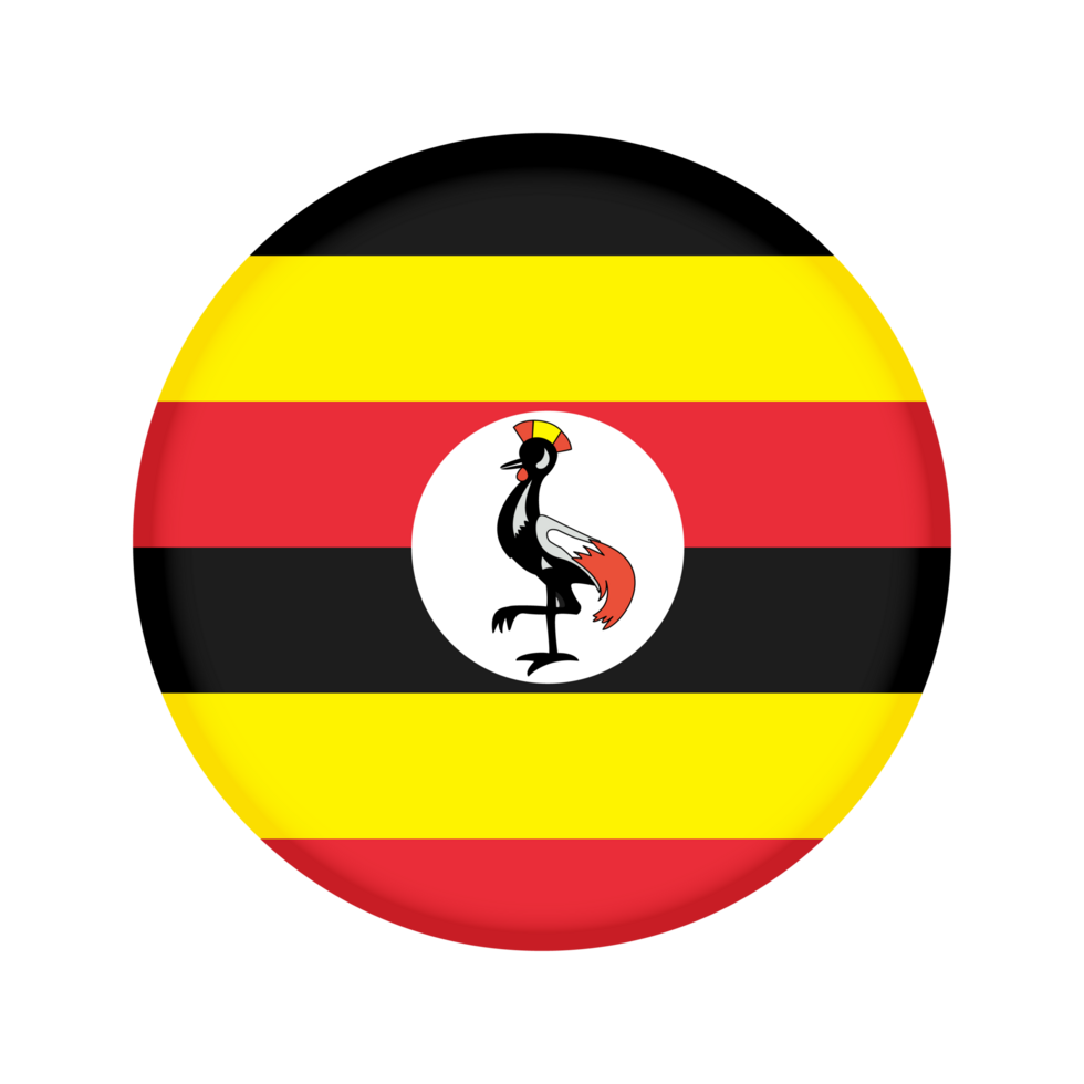 Round Flag Of Uganda 45832859 Png