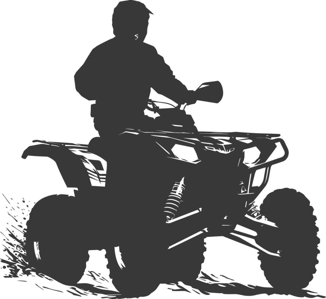 Silhouette man riding ATV black color only 45833373 Vector Art at Vecteezy Silhouette man riding ATV black color only 45833373 Vector Art at Vecteezy