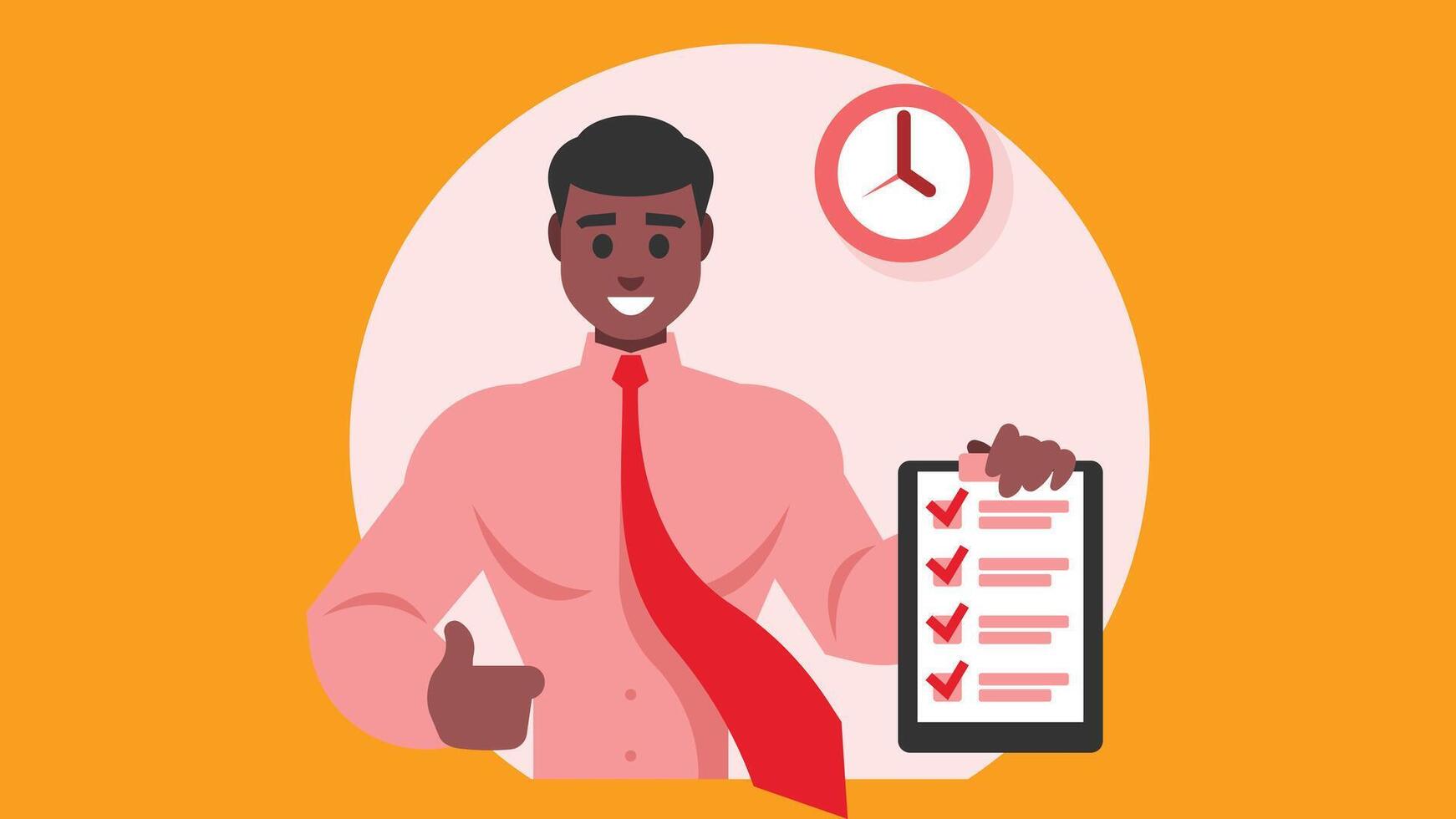 Time and performance management concept illustration 45834872 Vector ... Time and performance management concept illustration 45834872 Vector ...