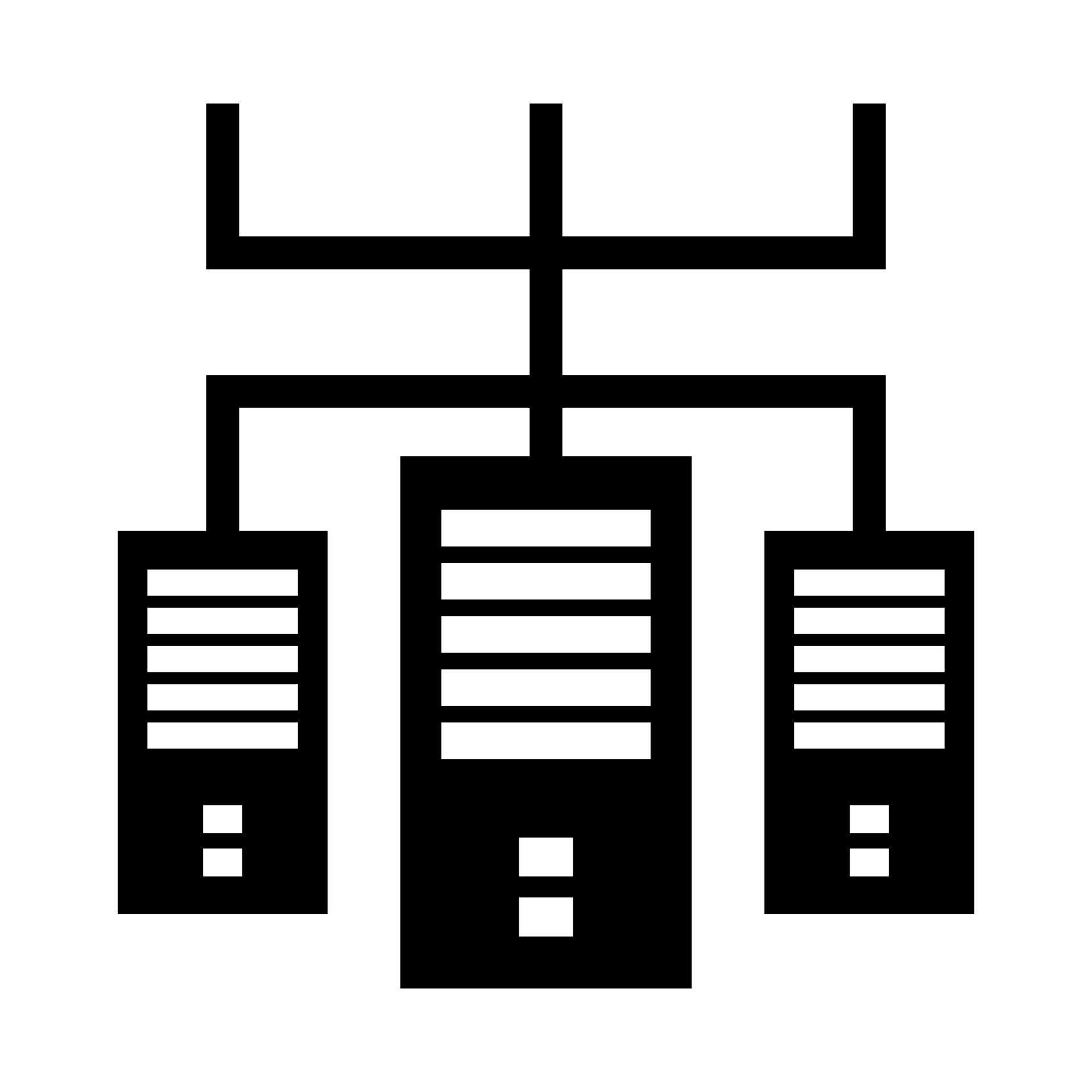 Connected Server Silhouette Icon 45835377 Vector Art At Vecteezy