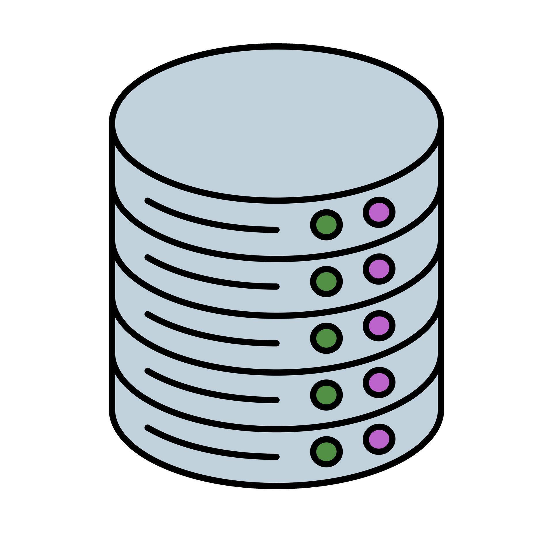 Server icon. Database icon. 45835396 Vector Art at Vecteezy
